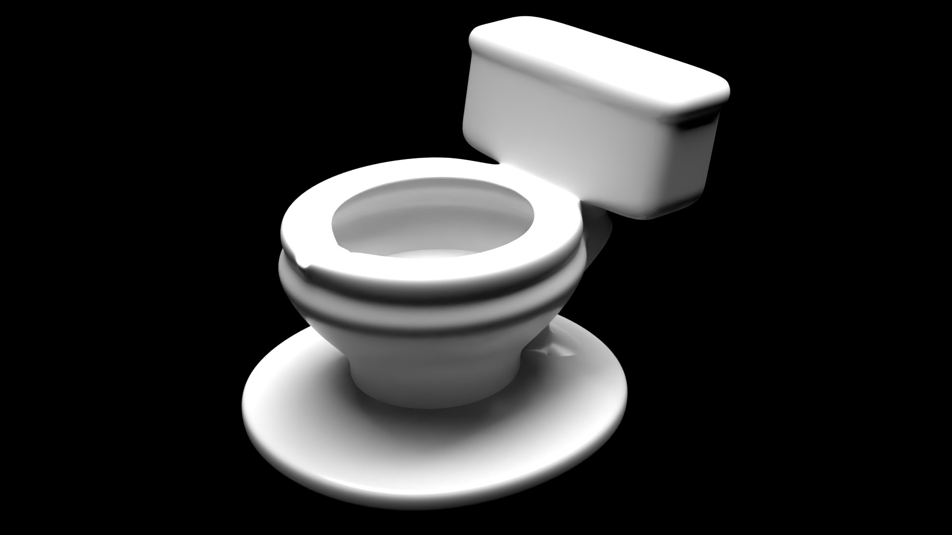 Toilet Ashtray 3D Model - TurboSquid 2139834