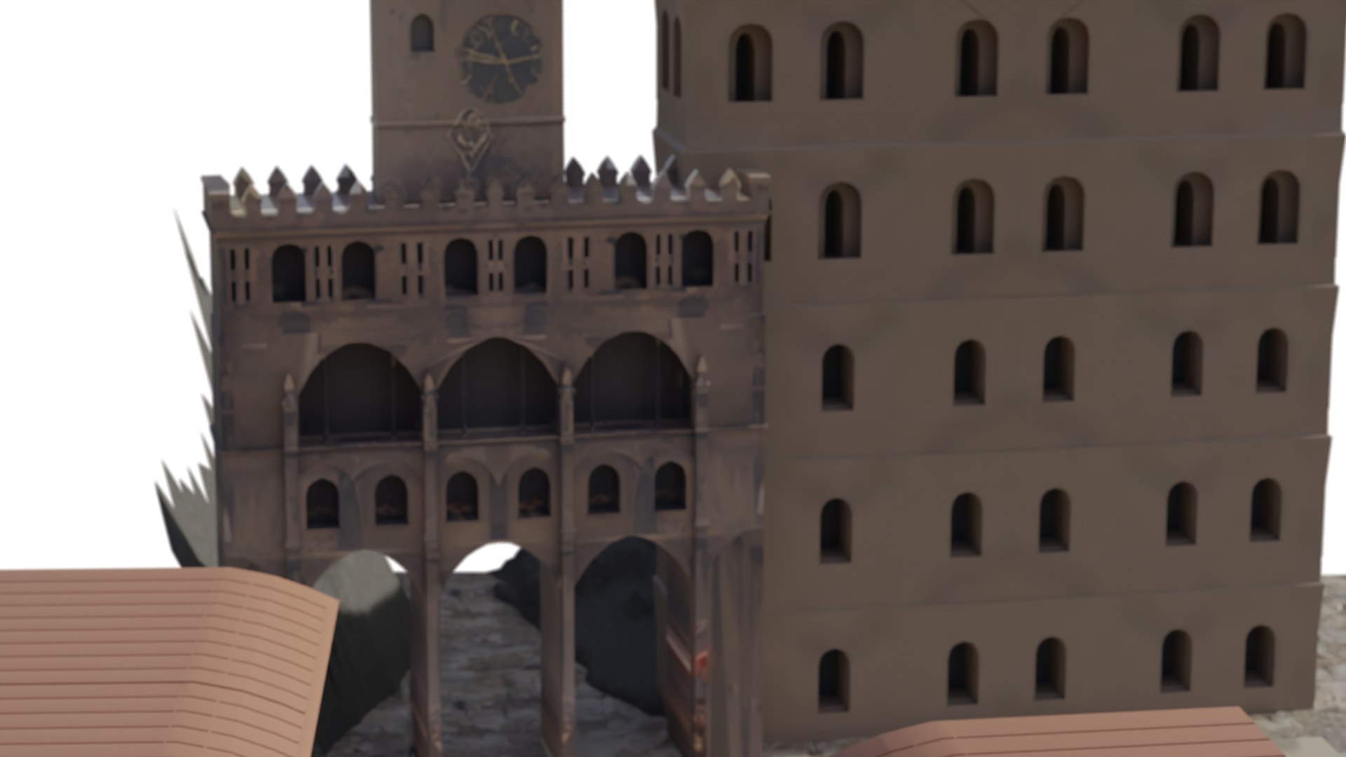 3D Historical Italian Market Scene Full Set - TurboSquid 2118210