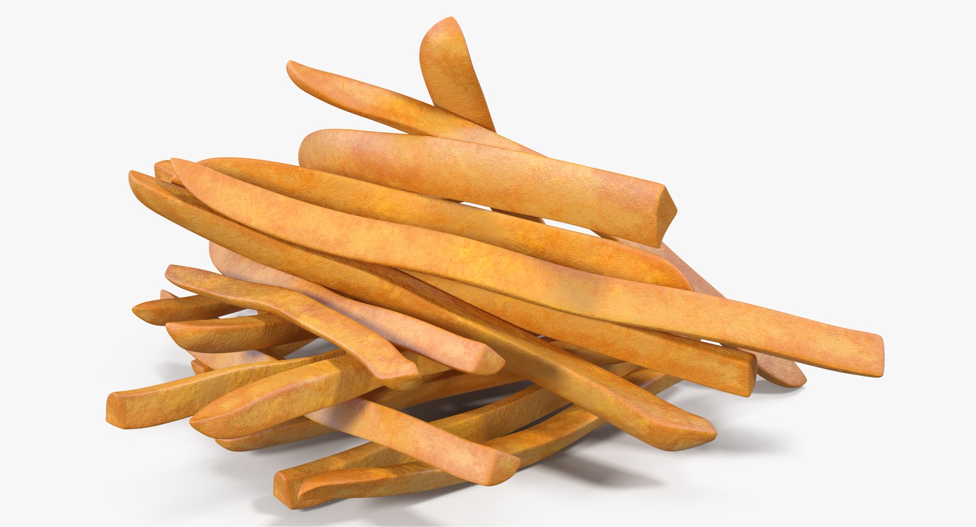 French fries 2 3D model - TurboSquid 1154473