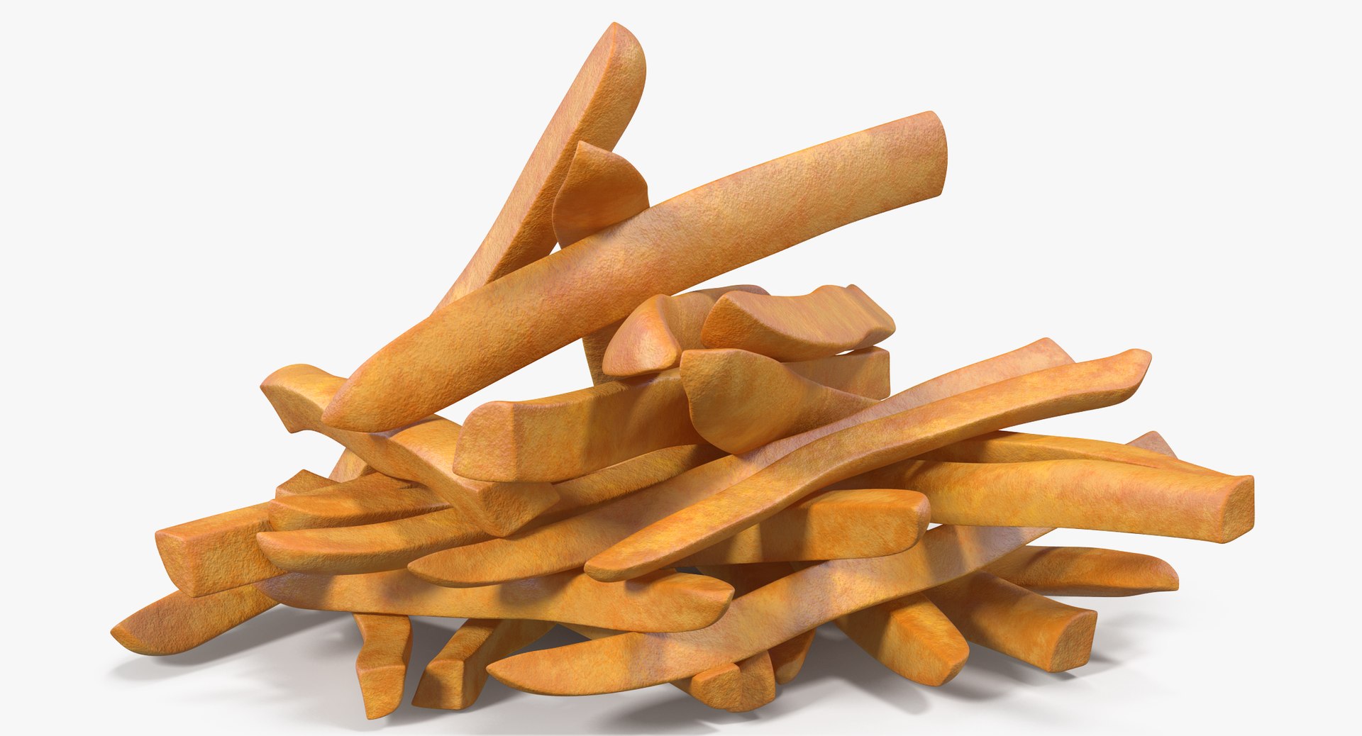 French fries 2 3D model - TurboSquid 1154473