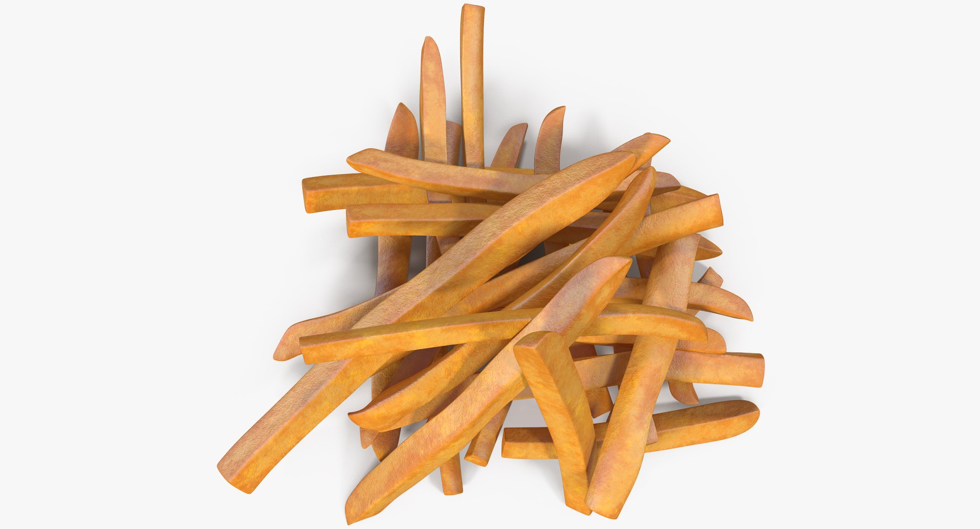 French fries 2 3D model - TurboSquid 1154473