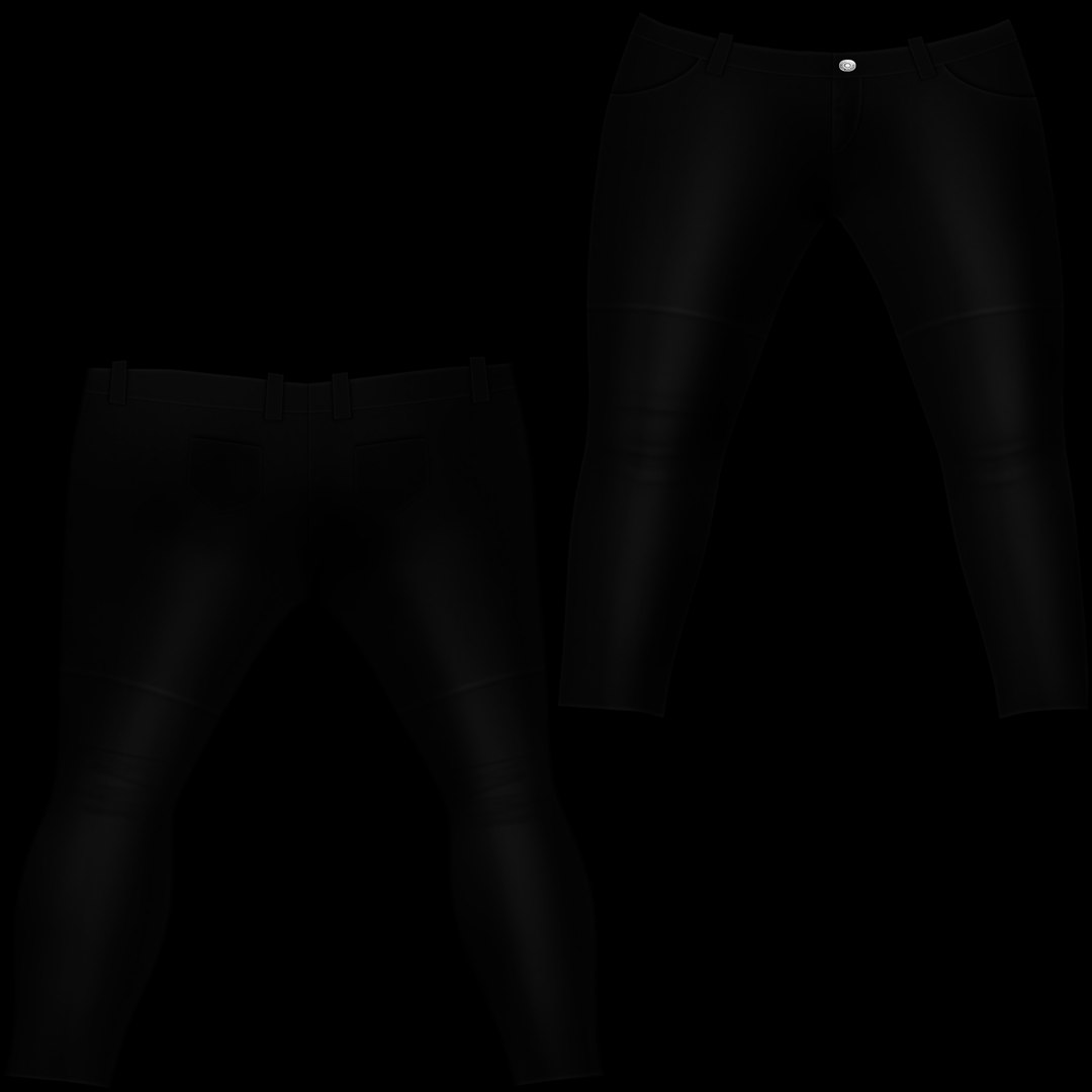 3D Skinny Any Pants Base V1 - TurboSquid 1840787