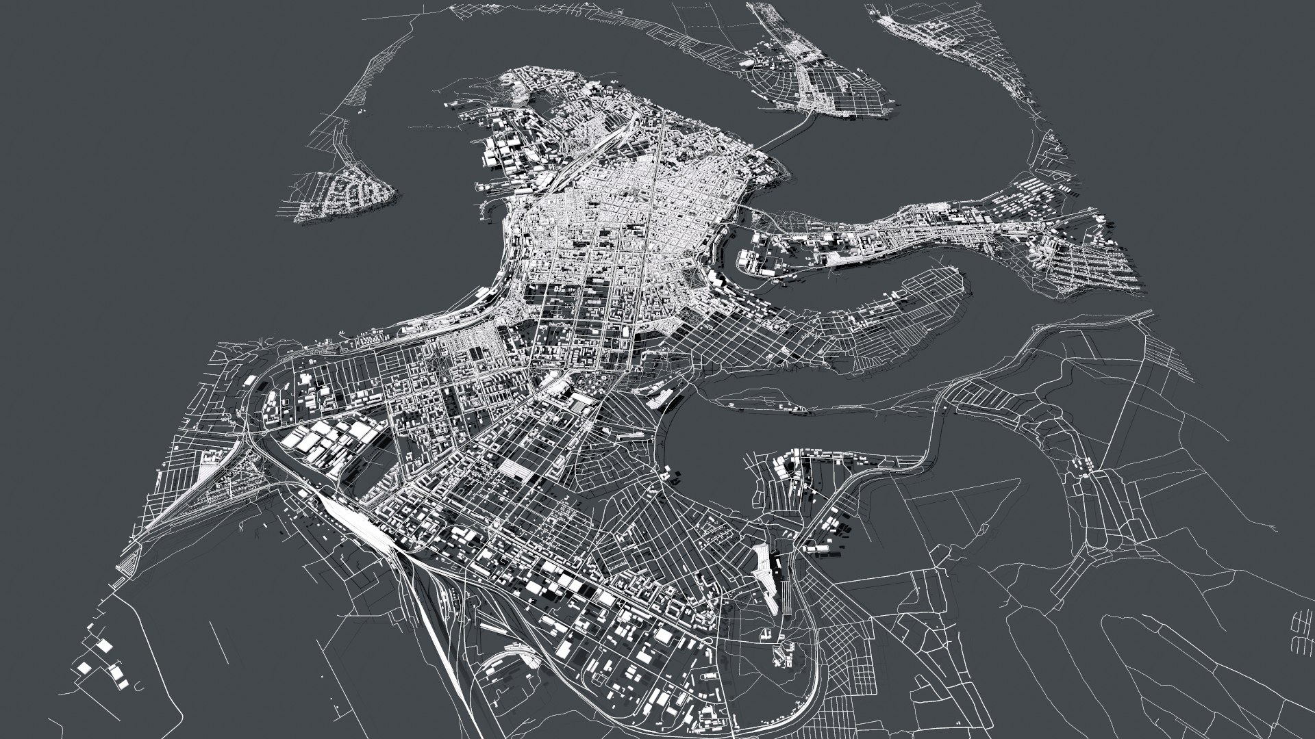 3D Cityscape Nikolaev Ukraine - TurboSquid 1864534