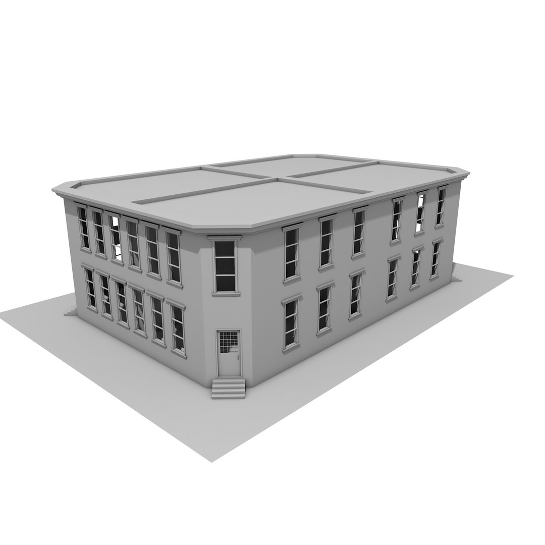 Games Ready Buildings 3D Model - TurboSquid 1391826