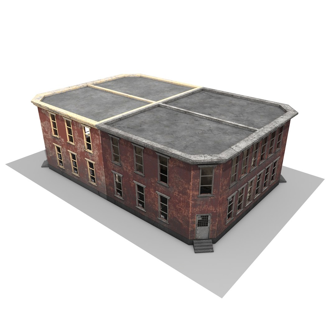 Games Ready Buildings 3D Model - TurboSquid 1391826
