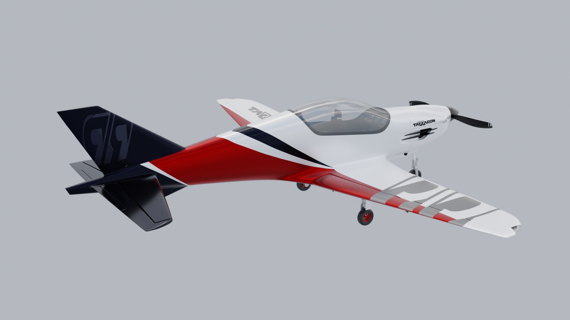 3d Airplane Pelegrin Tarragon Turbosquid 2142663