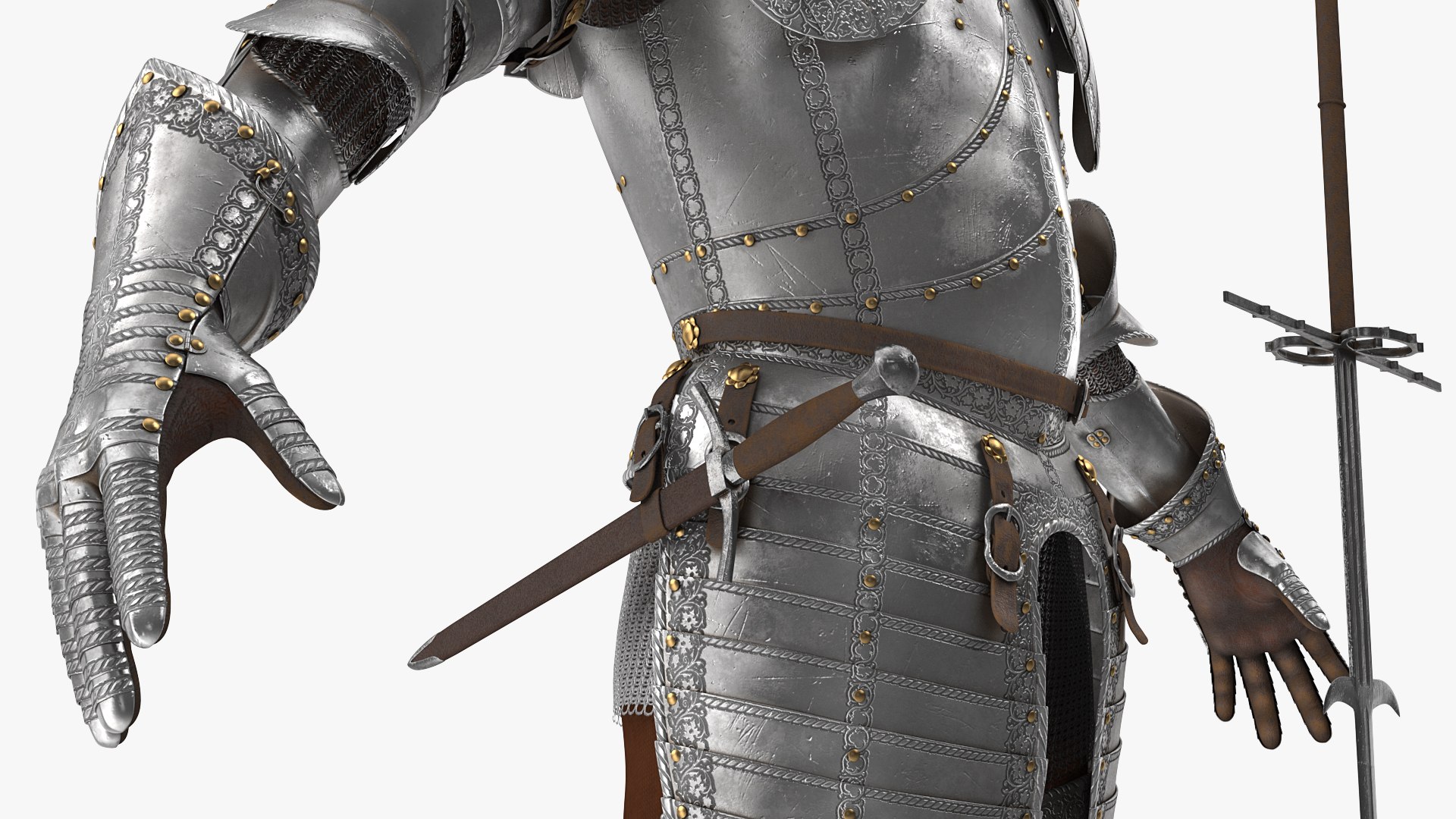 3D medieval knight plate armor model - TurboSquid 1533027