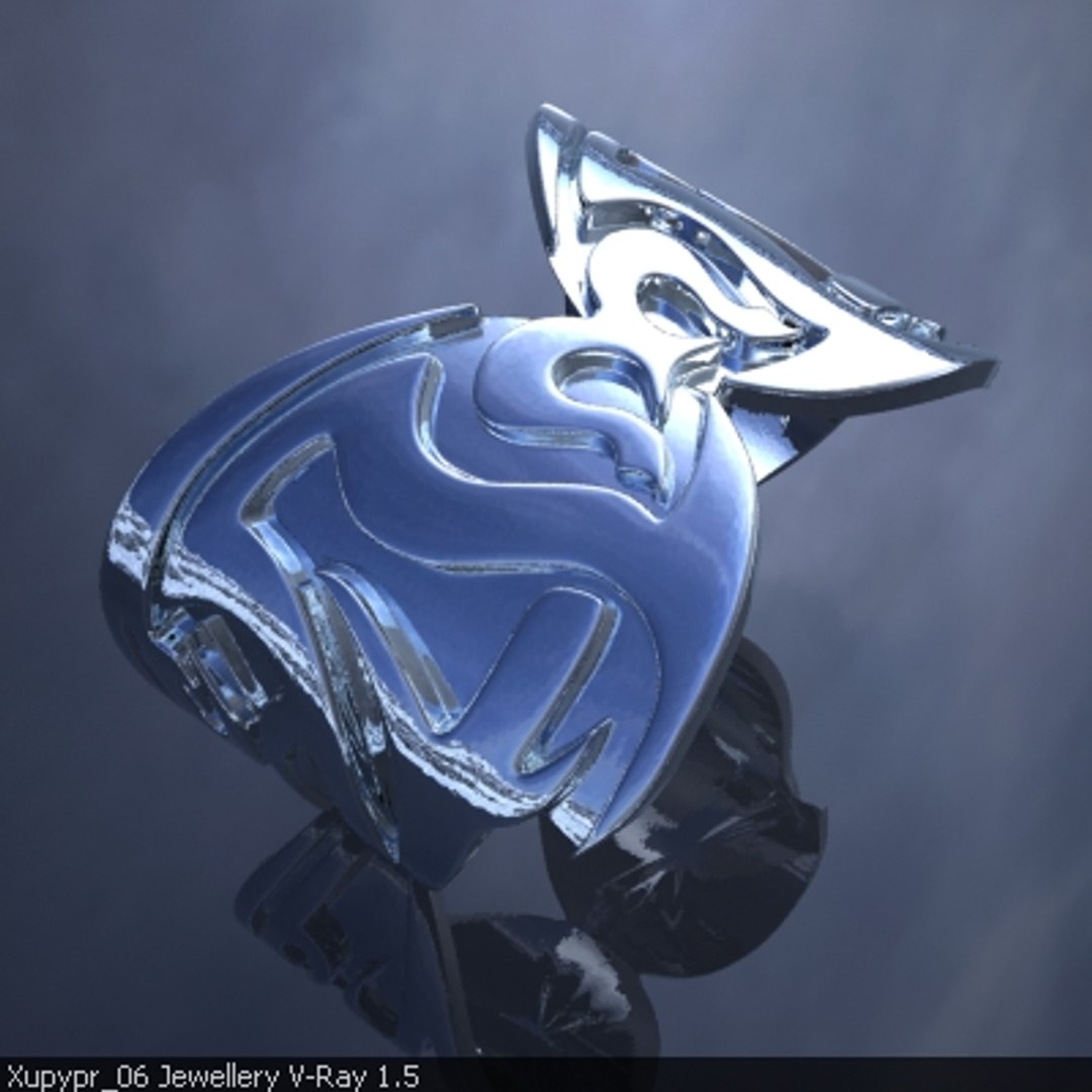 3d Model Silver Ring