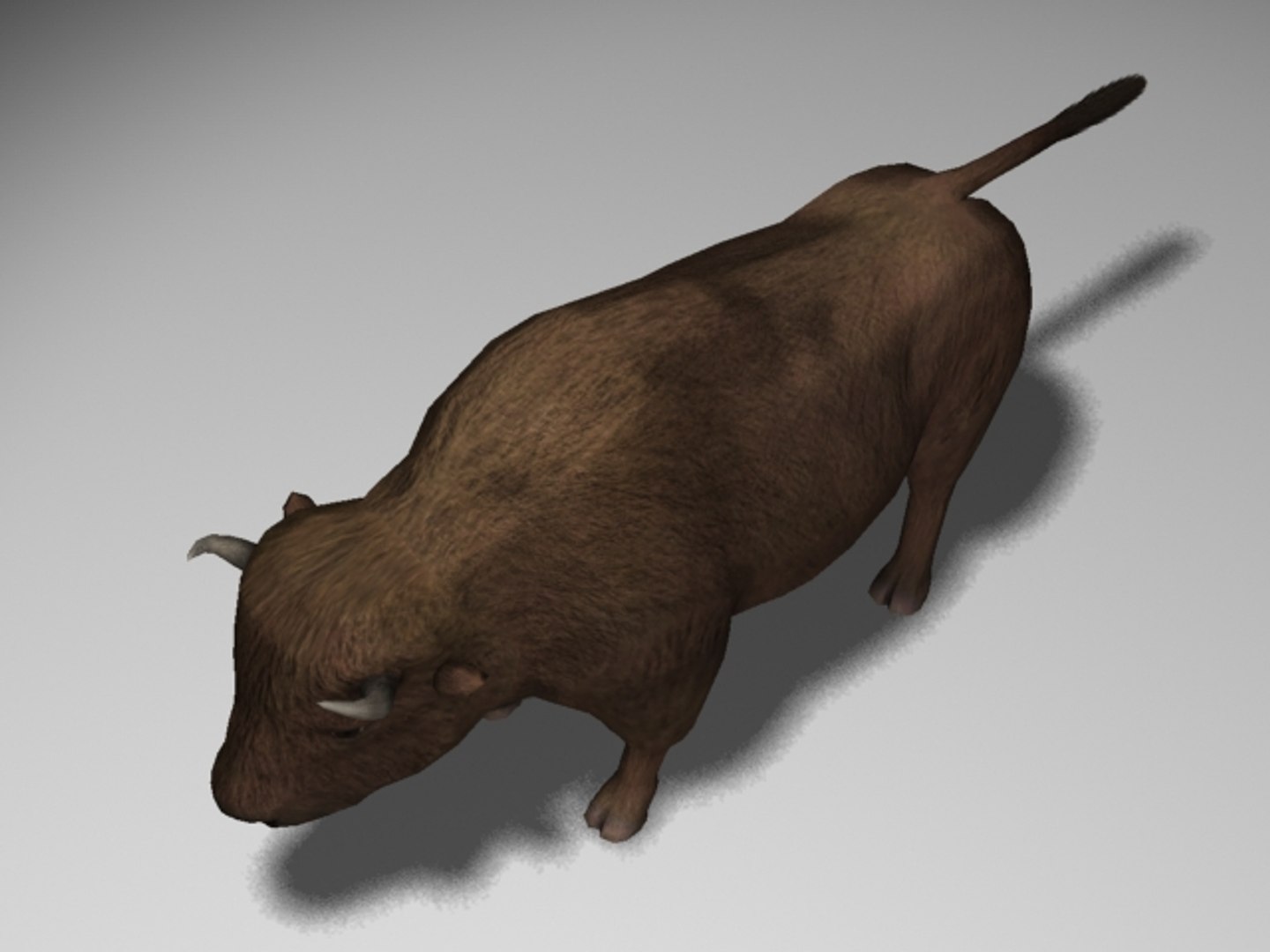 Buffalo Animation 3ds