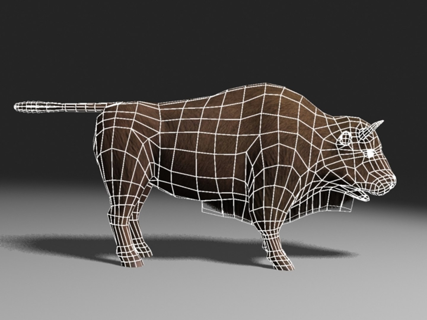 Buffalo Animation 3ds