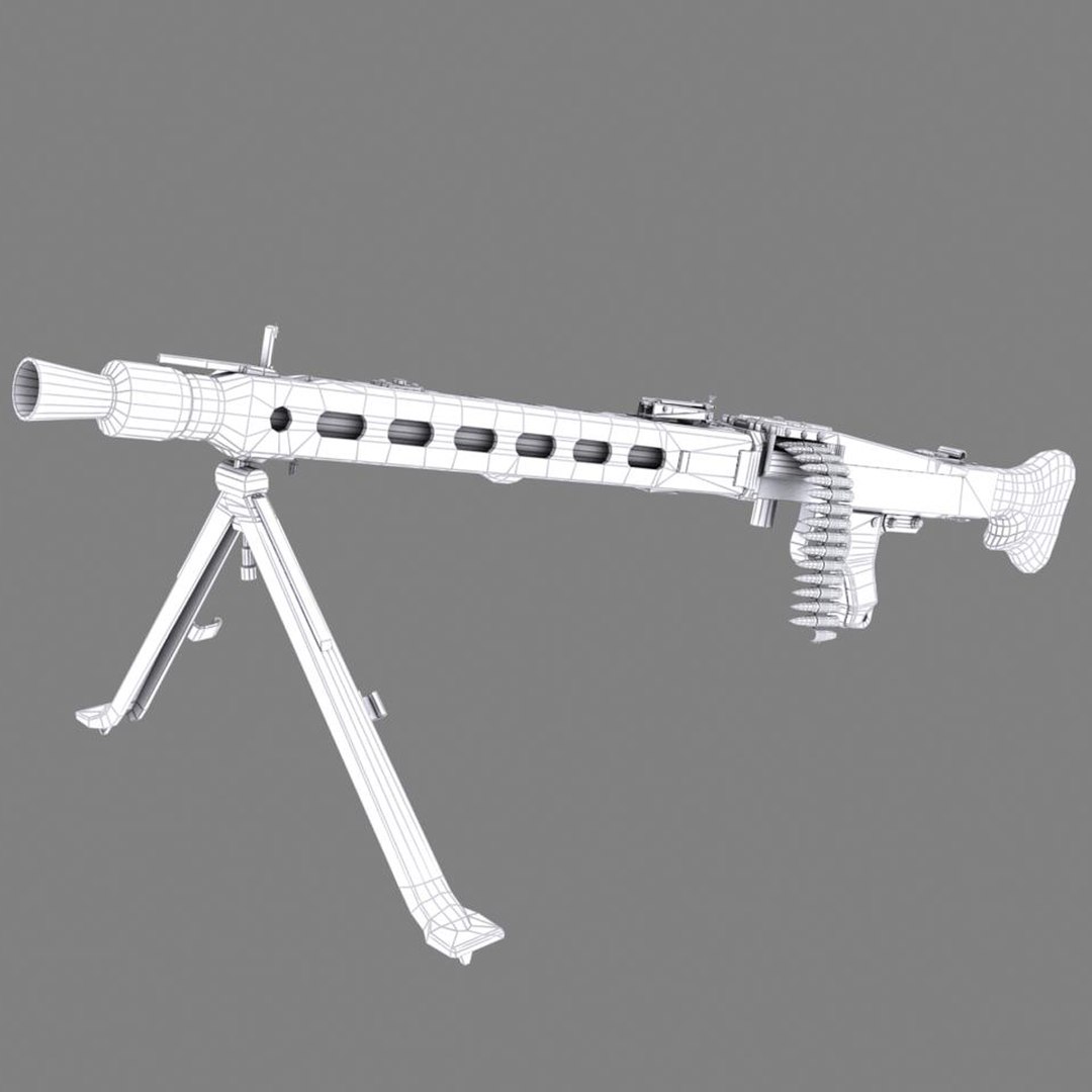 3d Model Of Mg42