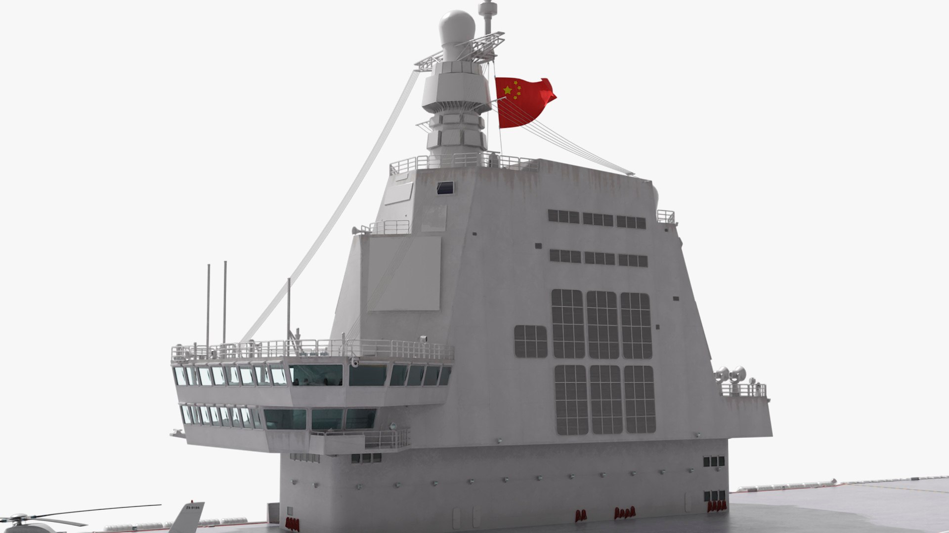 Chinese Type 003 Aircraft Carrier And Harbin Z 9 Model - TurboSquid 2369077