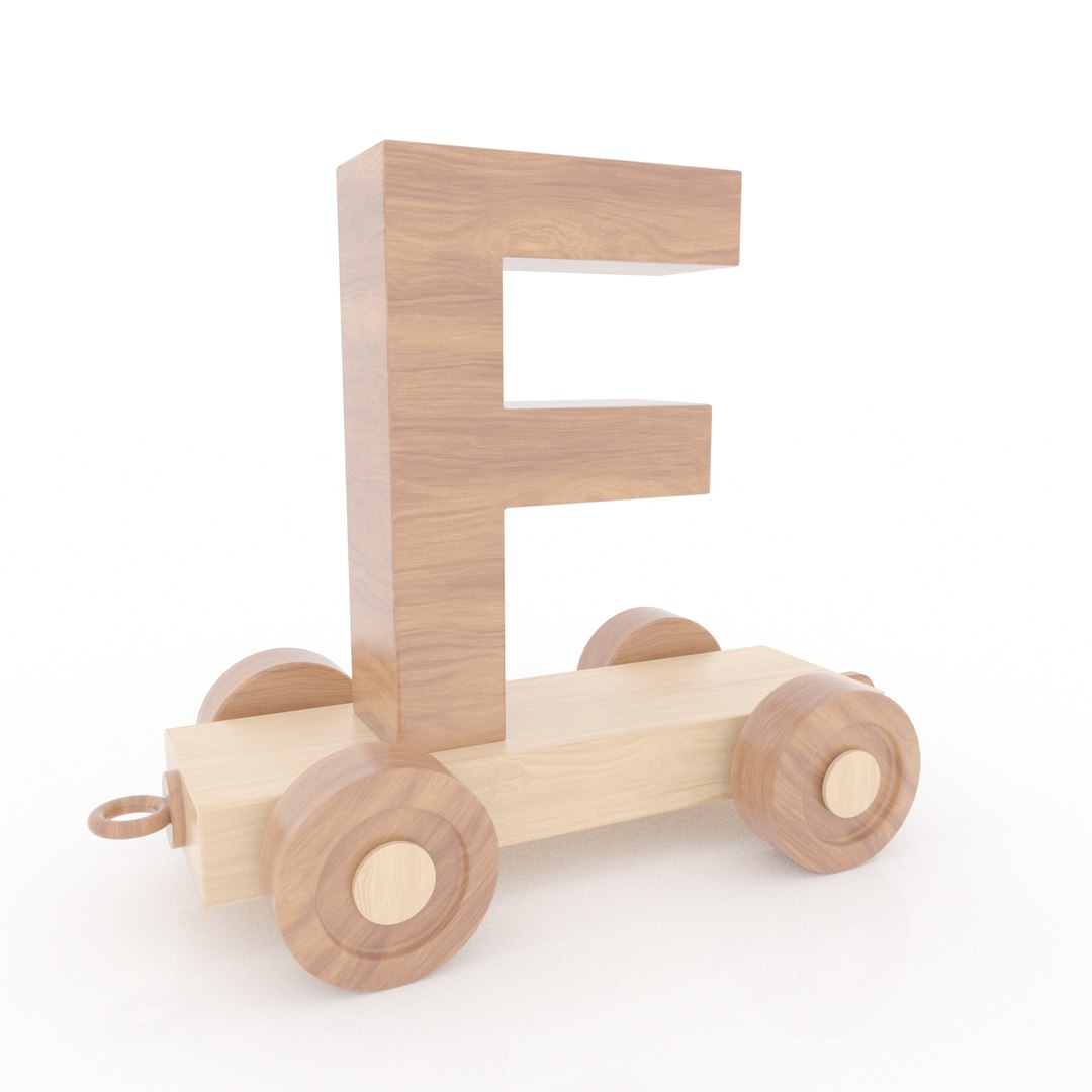 Letter f car 3D model - TurboSquid 1559595
