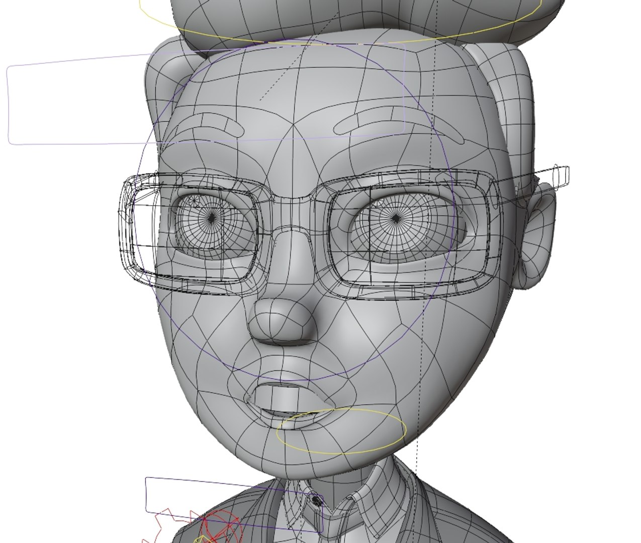 3D Cartoon Man Rig - TurboSquid 1466269