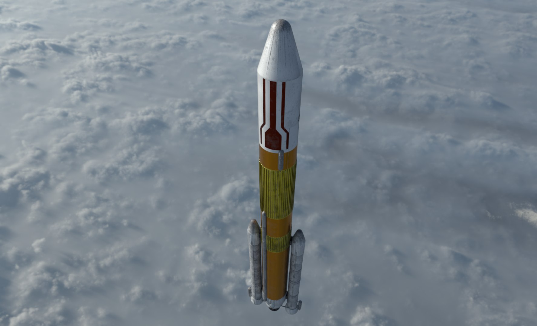 3D H-ii Rocket - TurboSquid 1304094