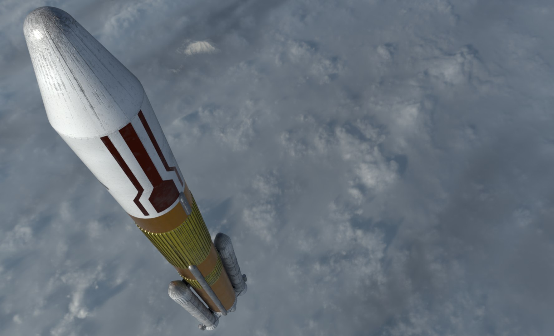 3D H-ii Rocket - TurboSquid 1304094