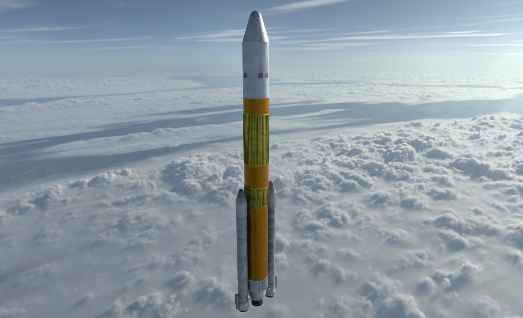 3D H-ii Rocket - TurboSquid 1304094