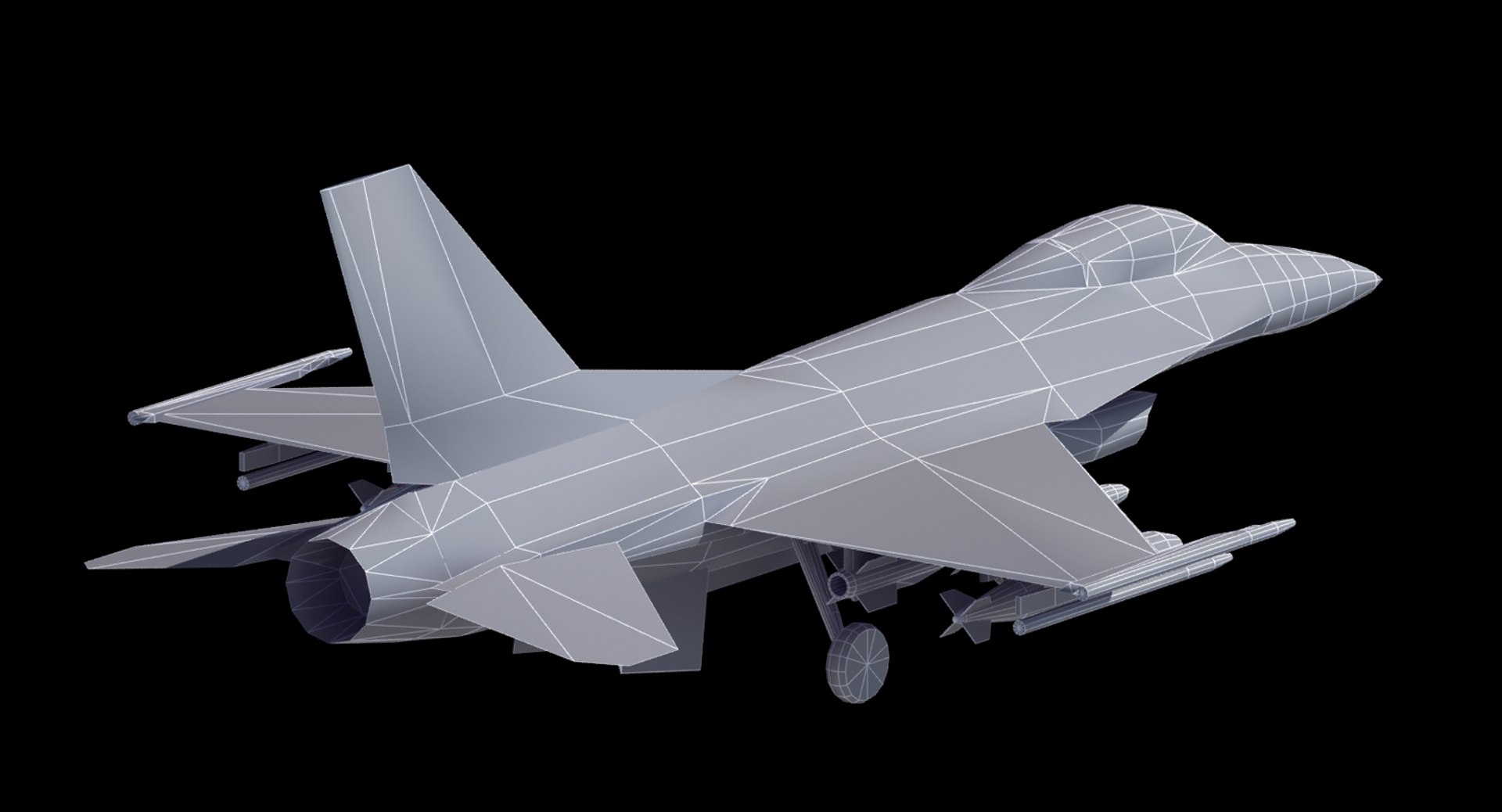 Free F16 Falcon Watermark 3D - TurboSquid 1414218