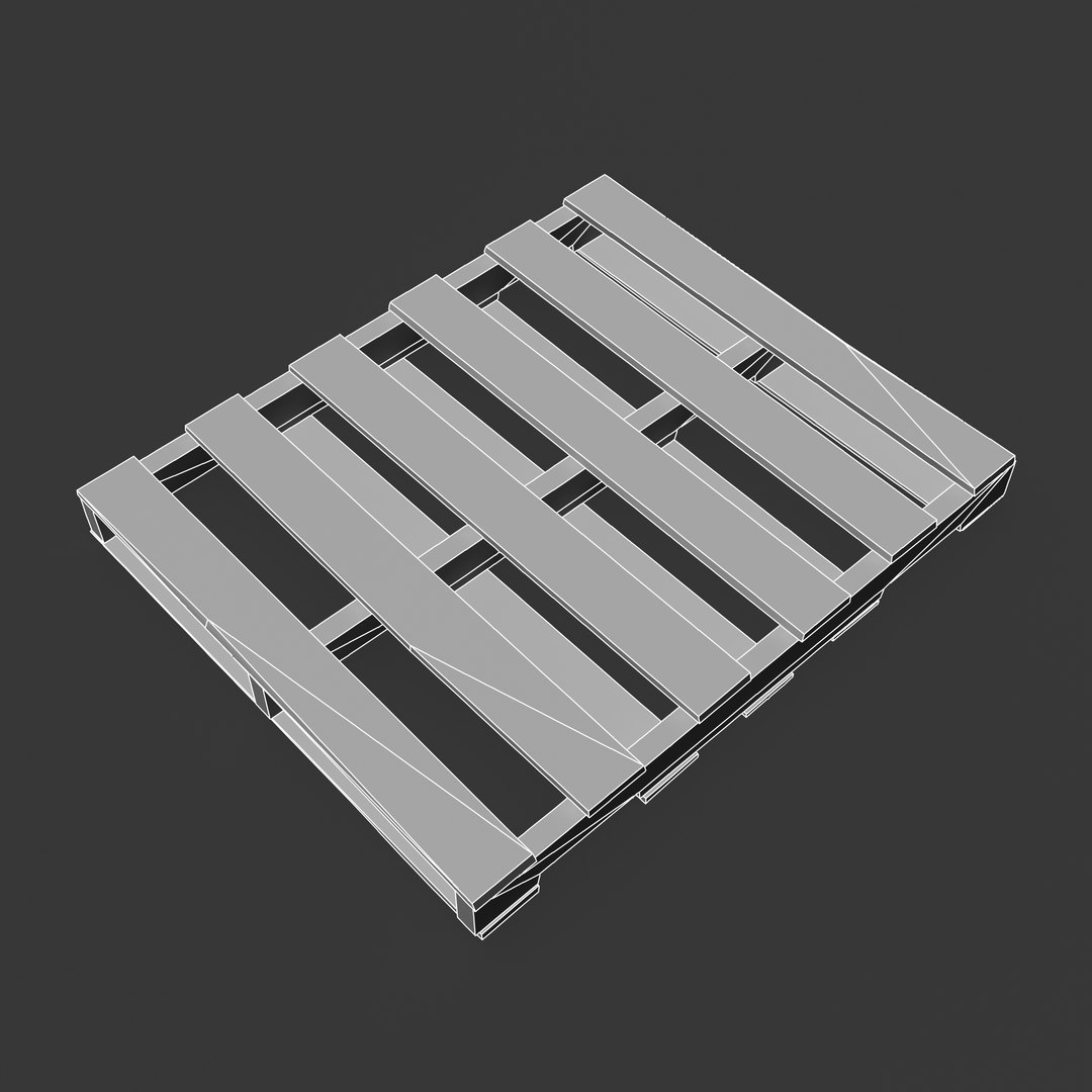 3d model pallet ready
