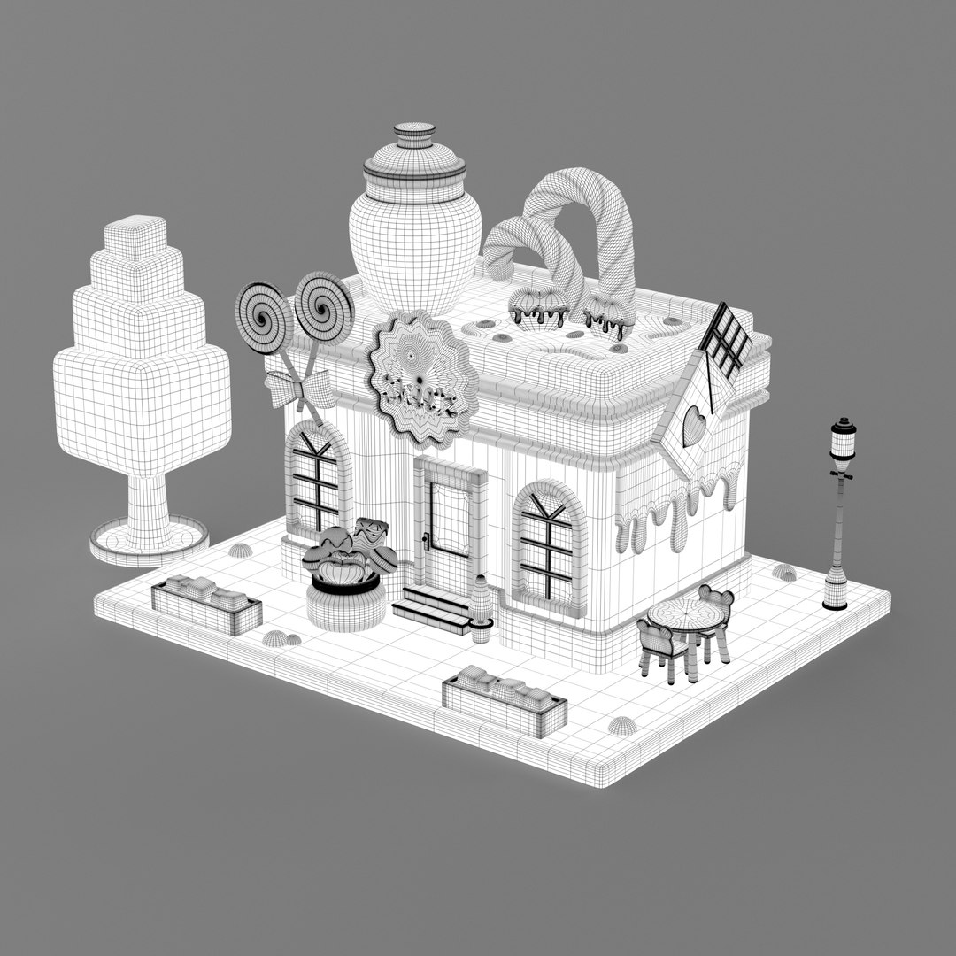 3D High Poly Candy Shop 01 - TurboSquid 2038051