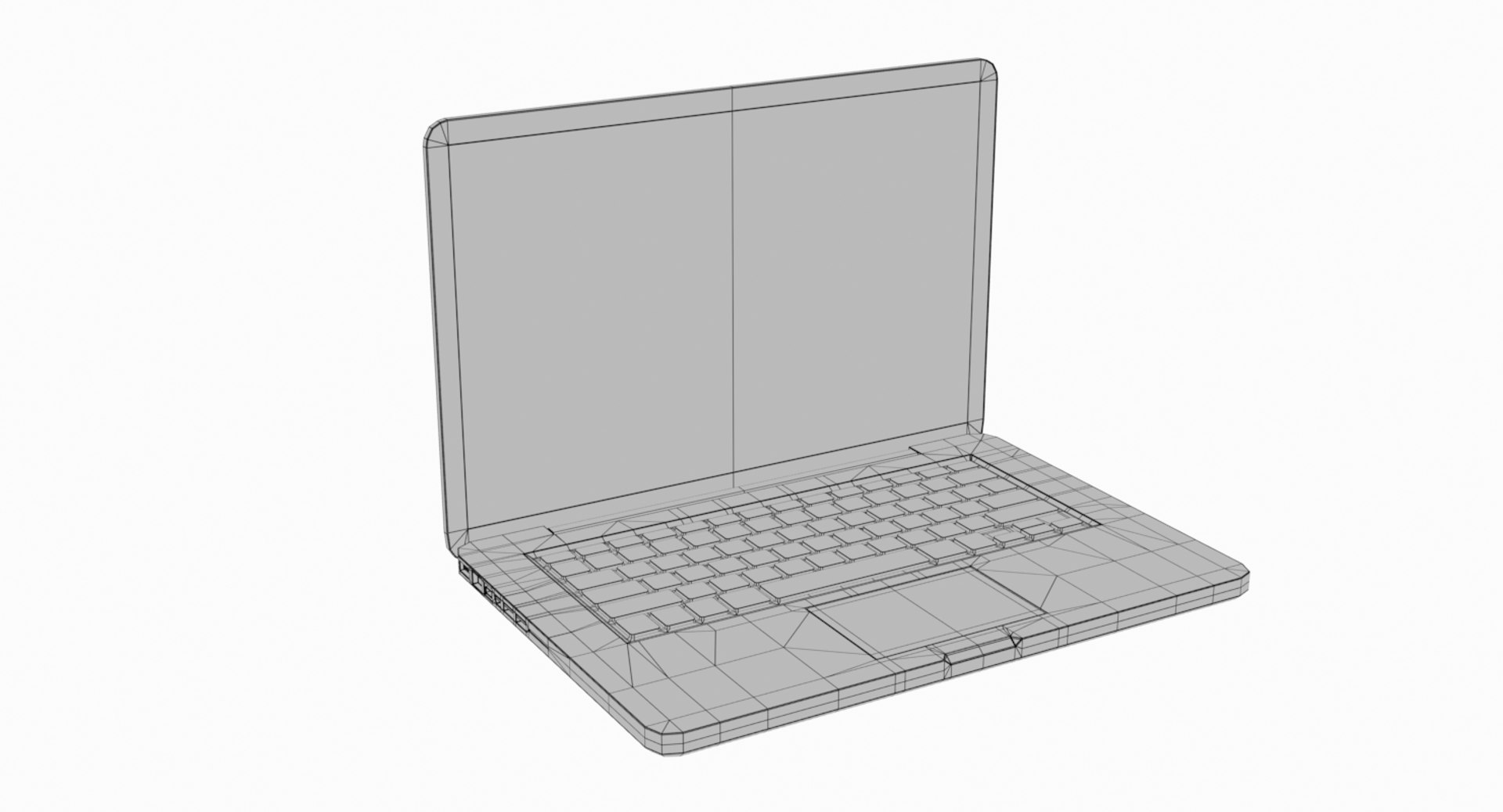 3d Realistic Laptop