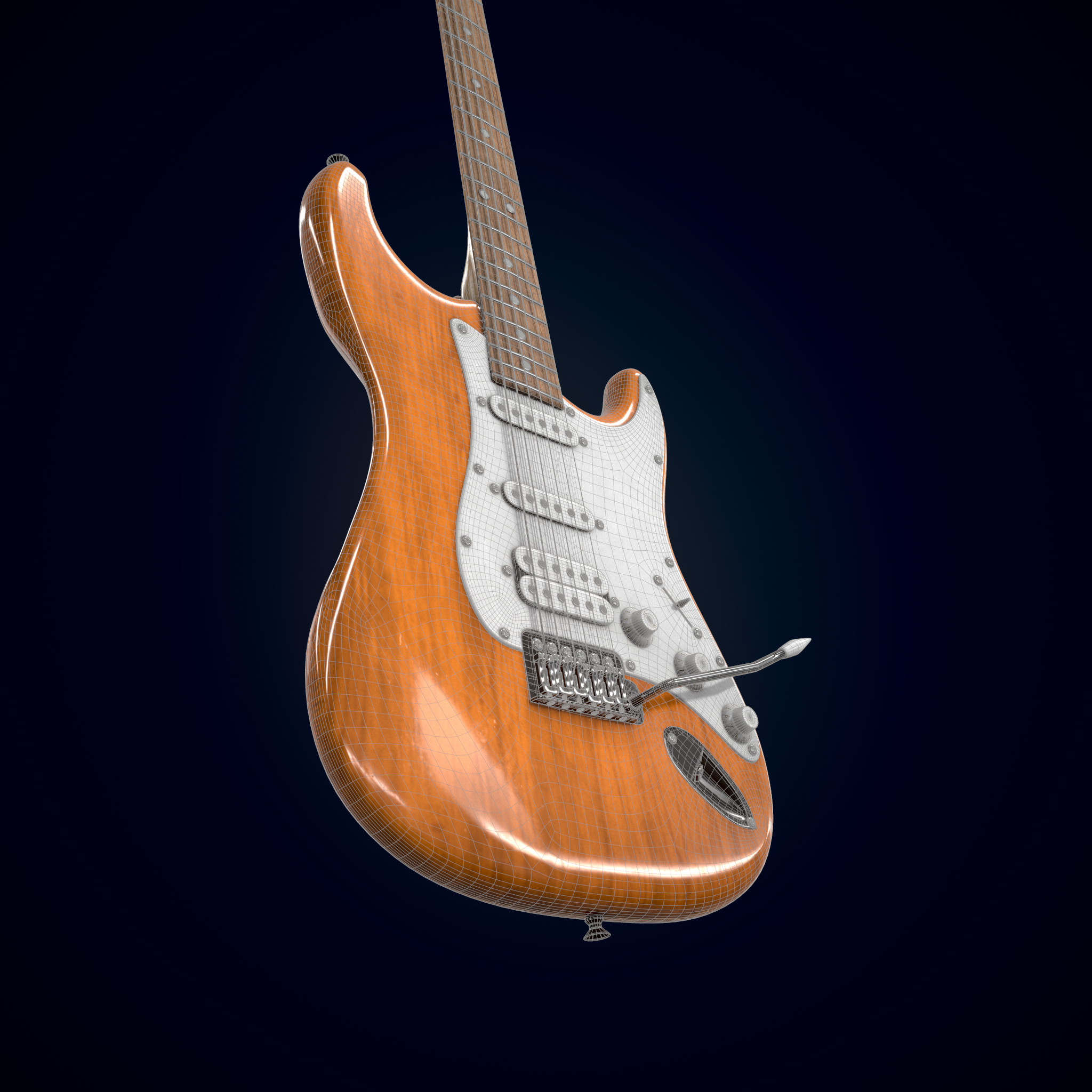 3D model Guitar Pack - 17 electric guitars 3D Model Collection ...