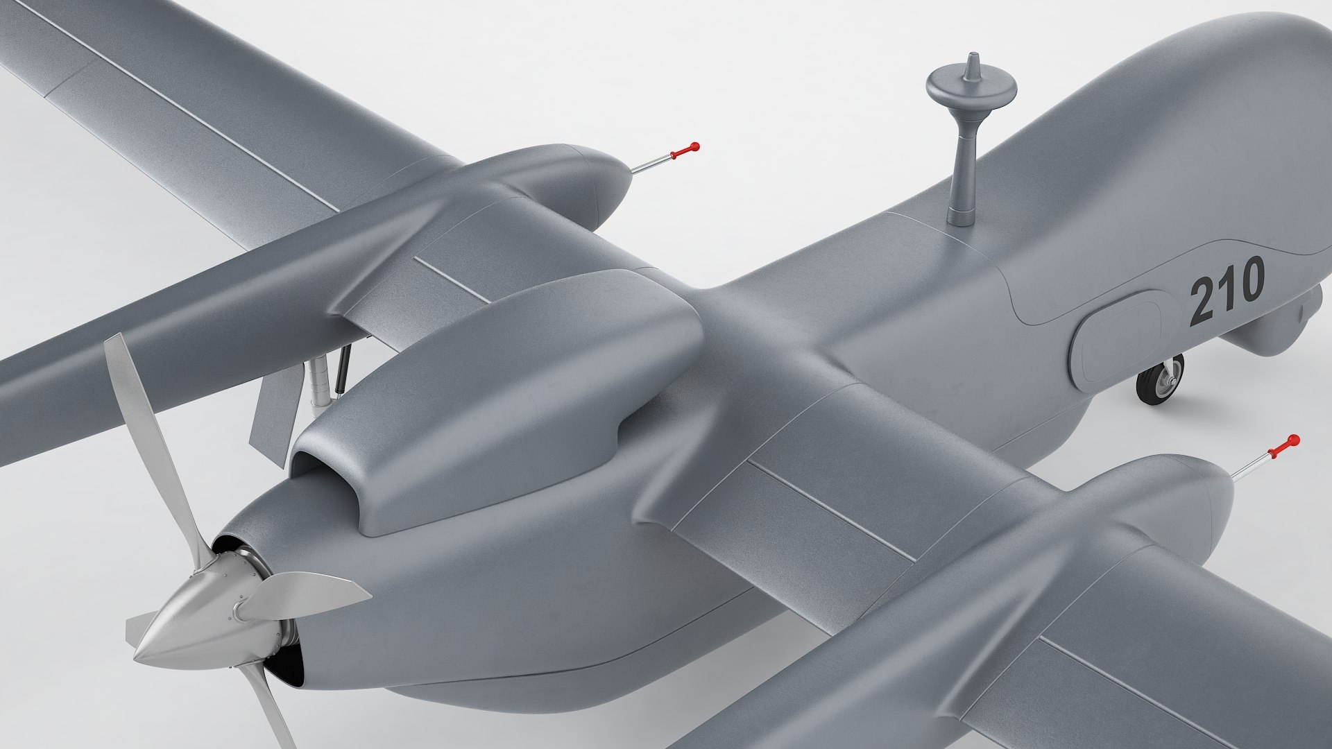 UAV Heron TP 01 3D Model - TurboSquid 2163881
