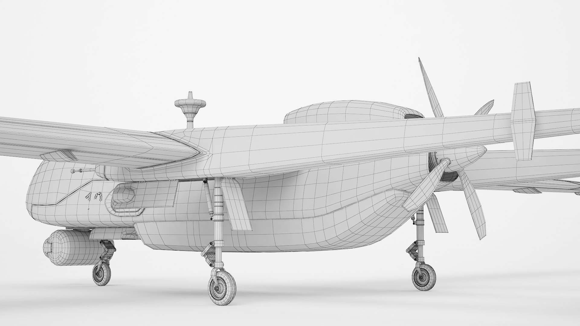 UAV Heron TP 01 3D model - TurboSquid 2163881