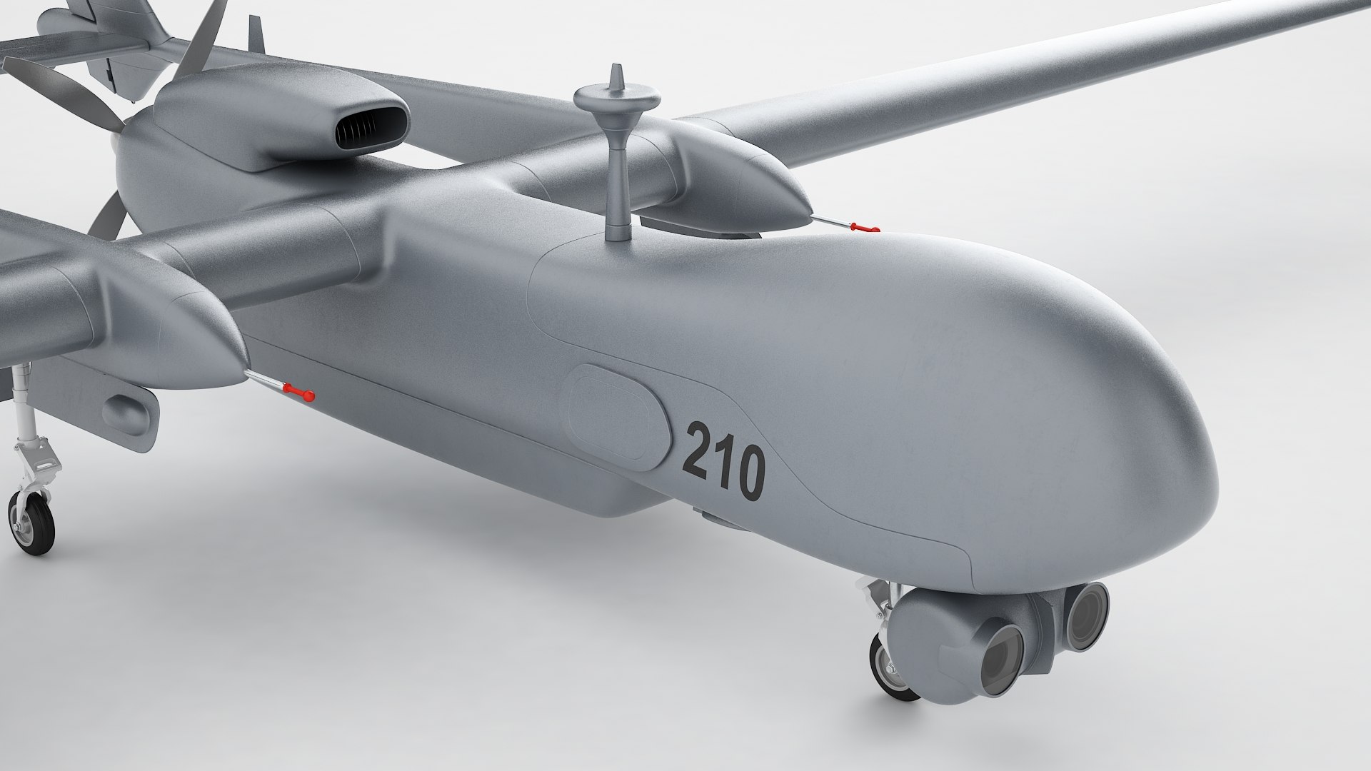 UAV Heron TP 01 3D Model - TurboSquid 2163881