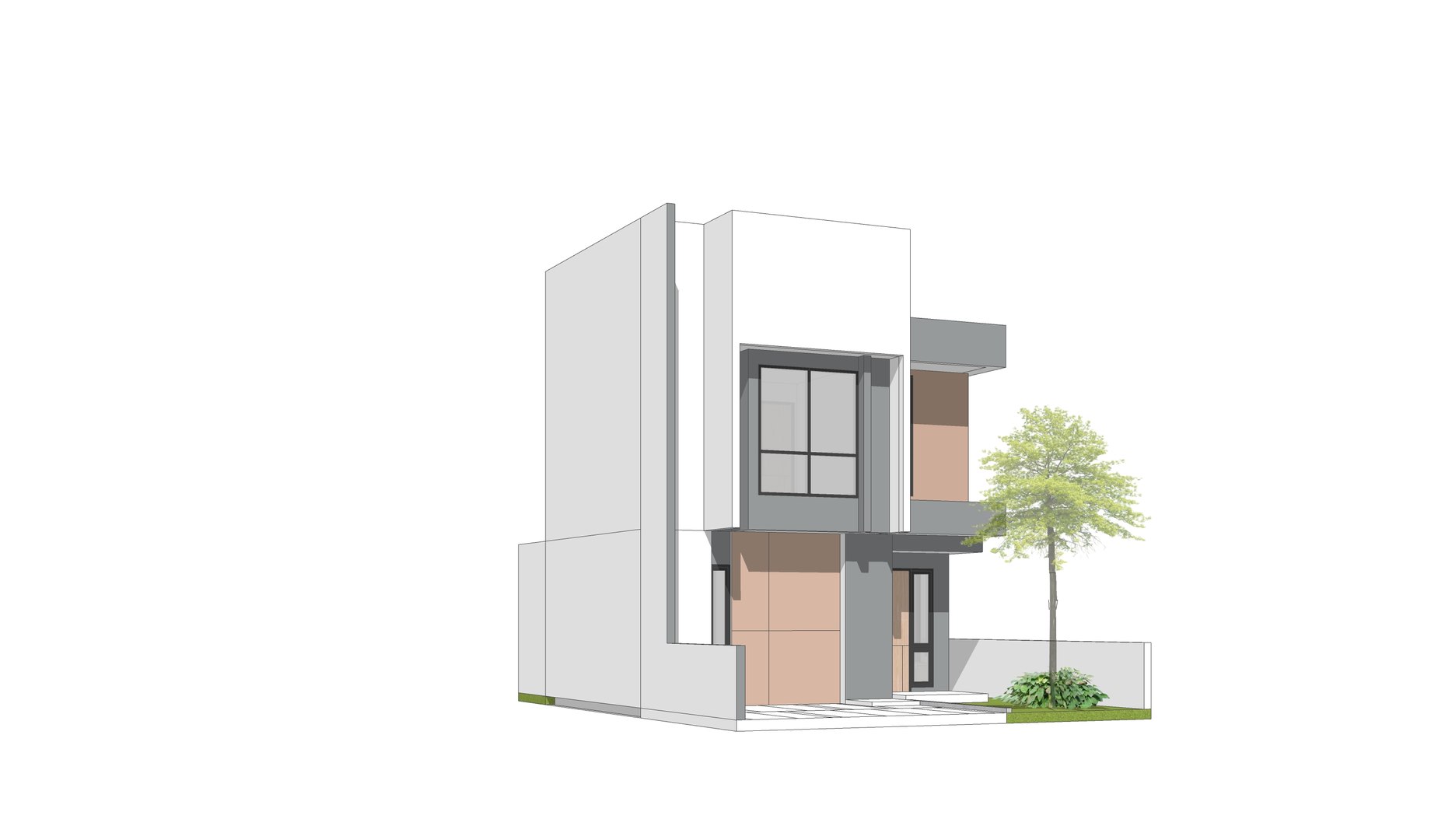 House Model 2 - Architecture 3D Model - TurboSquid 2297844