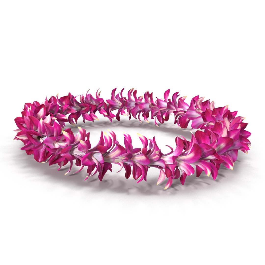 3d Hawaiian Lei 4 Model