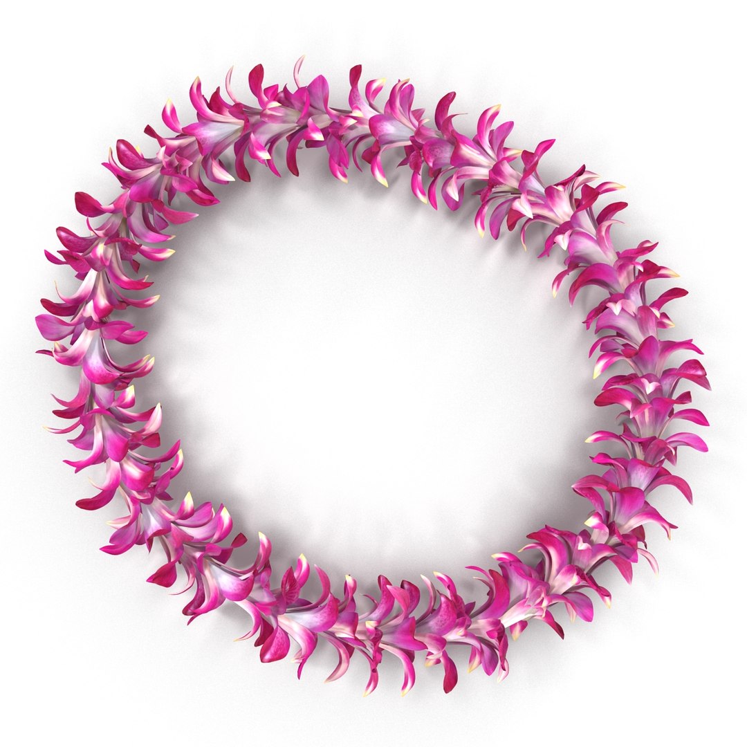 3d Hawaiian Lei 4 Model