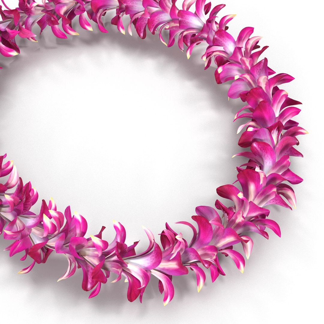 3d Hawaiian Lei 4 Model