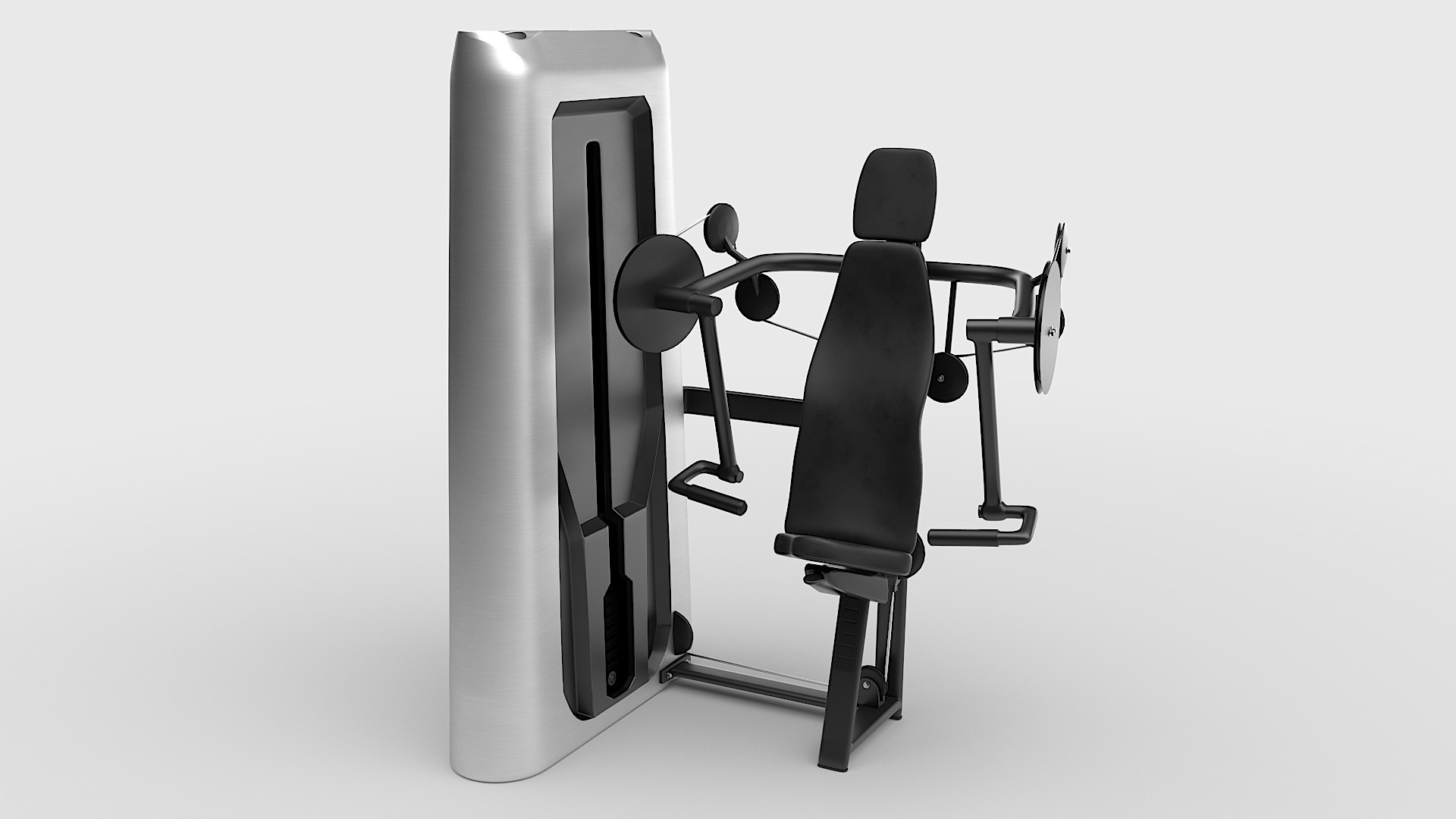 Generic Bicep Curl Gym Machine 3D Model - TurboSquid 2097470