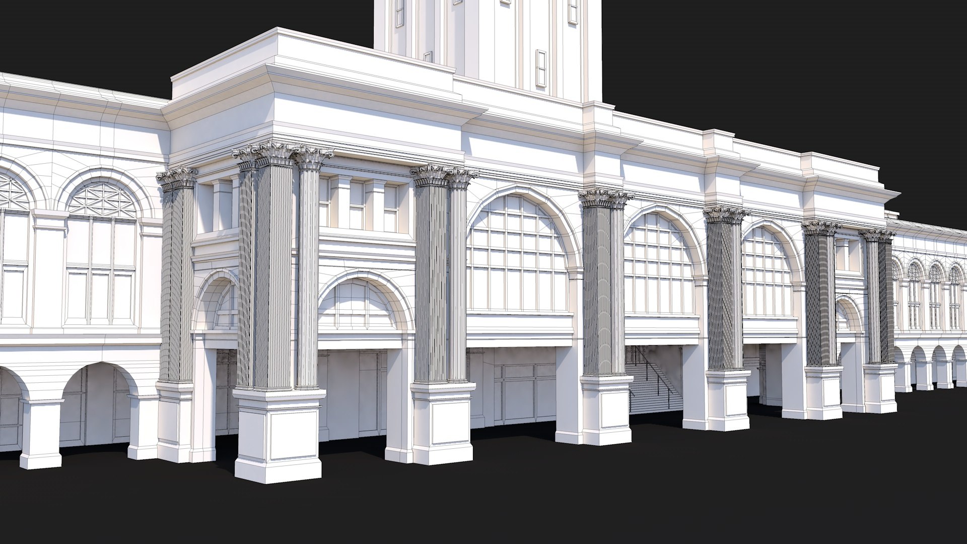 3D Ferry Building San Francisco Model - TurboSquid 2238266