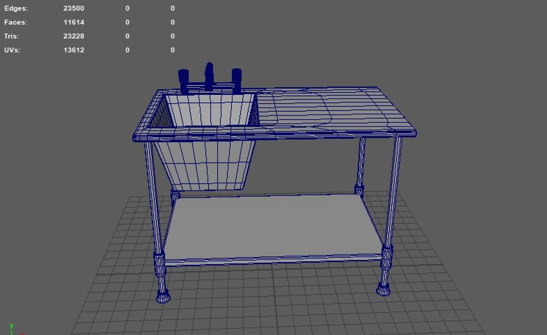Kitchen Sink 3D Model 3D Model - TurboSquid 2343496