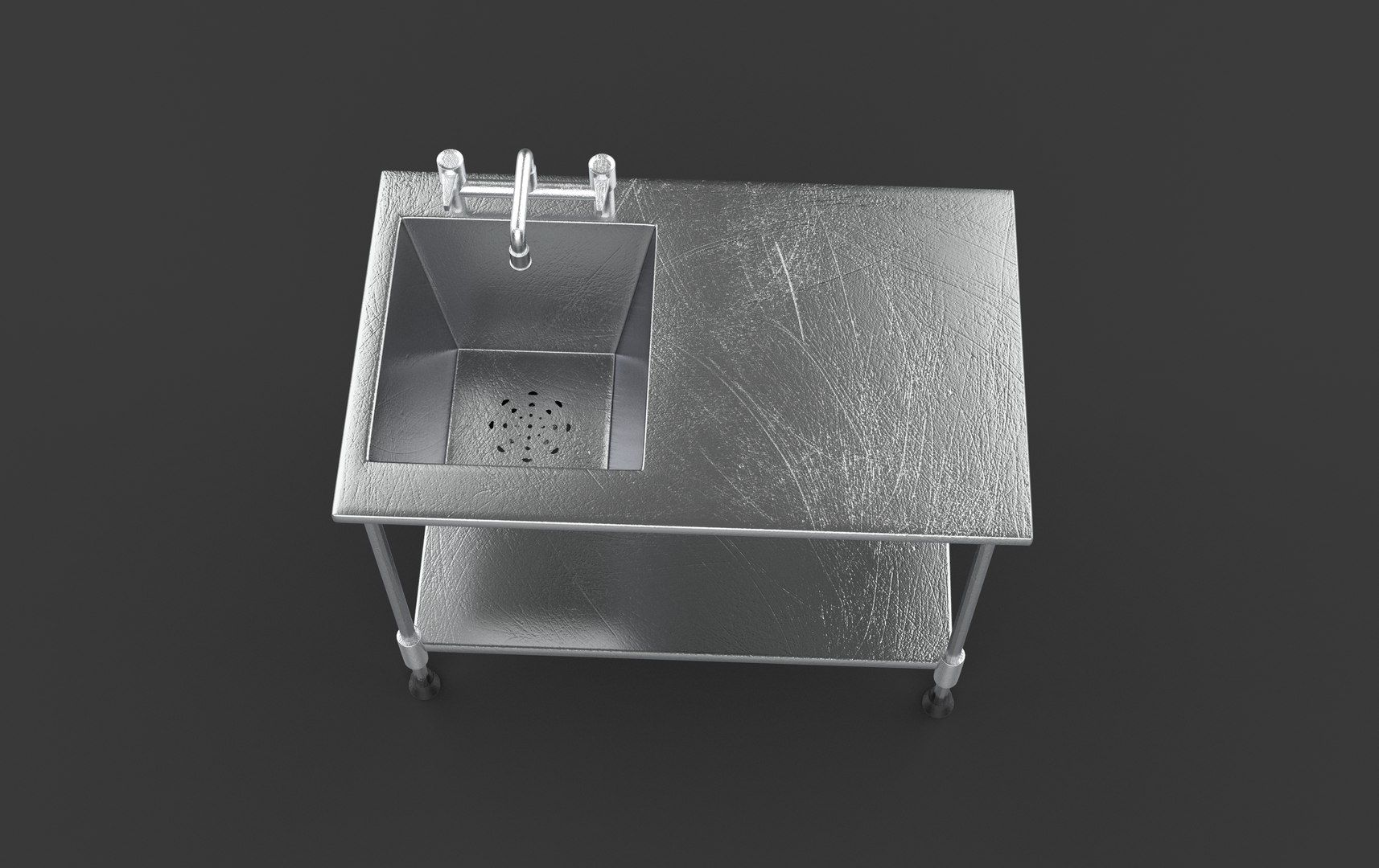 Kitchen Sink 3D Model 3D Model - TurboSquid 2343496
