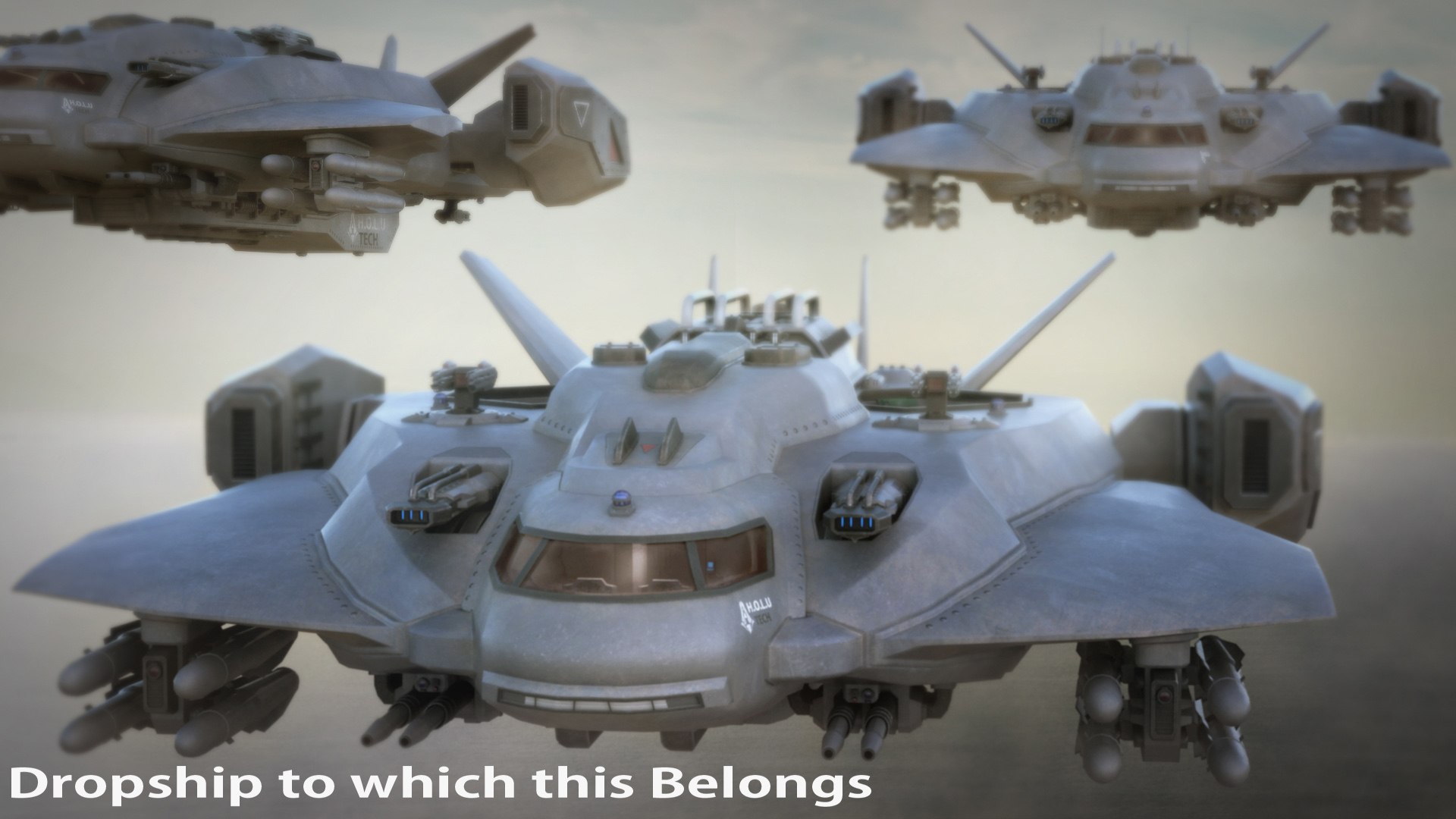 Free Sci Fi Dropship Landing Gear 3D Model - TurboSquid 1551476