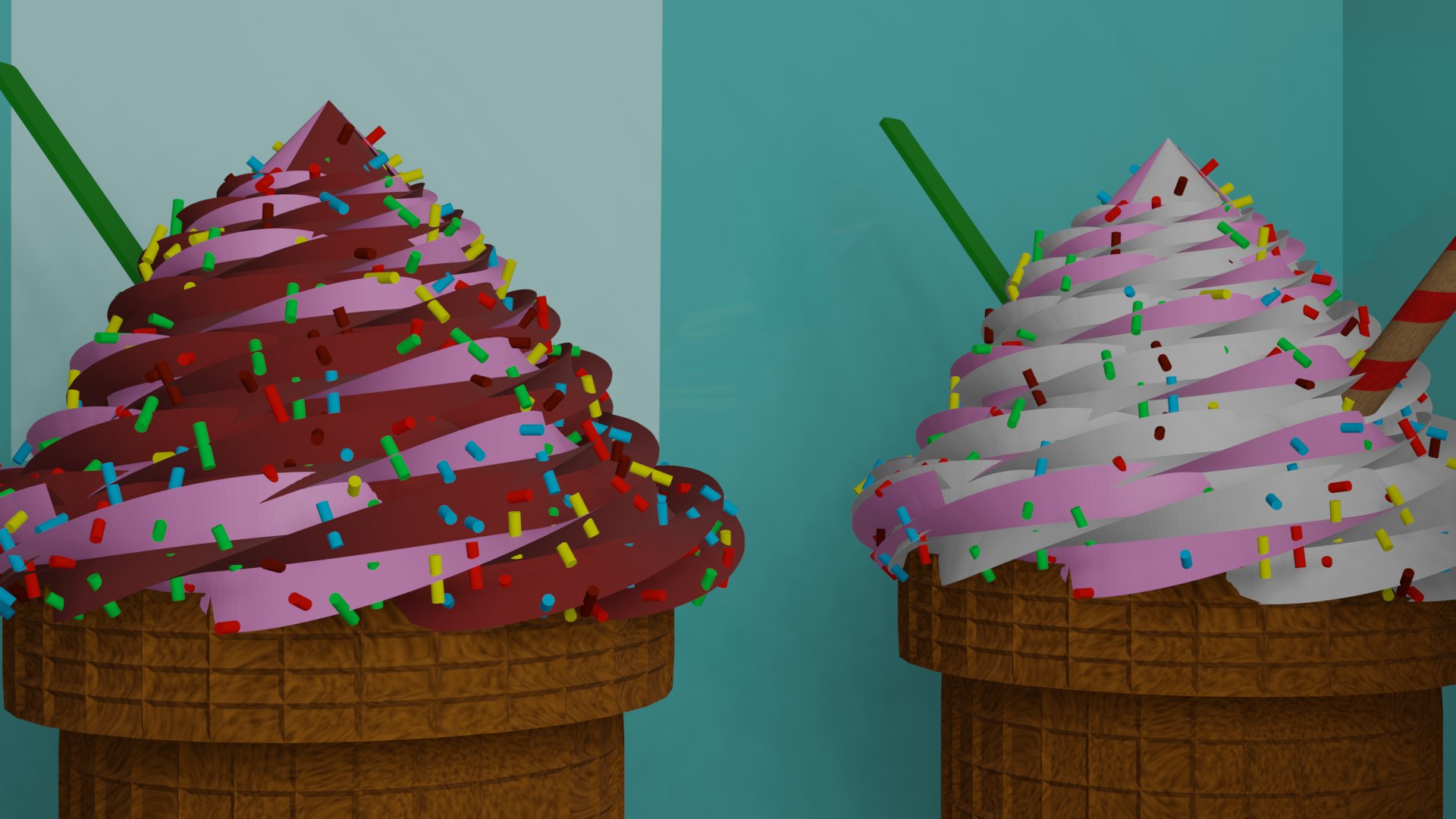 3D Cup Ice Cream Model - TurboSquid 1954522