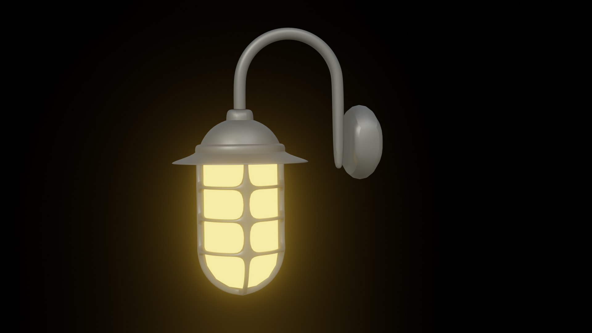 ILLUMINATED OUTDOOR LAMP 3D Model - TurboSquid 2205819