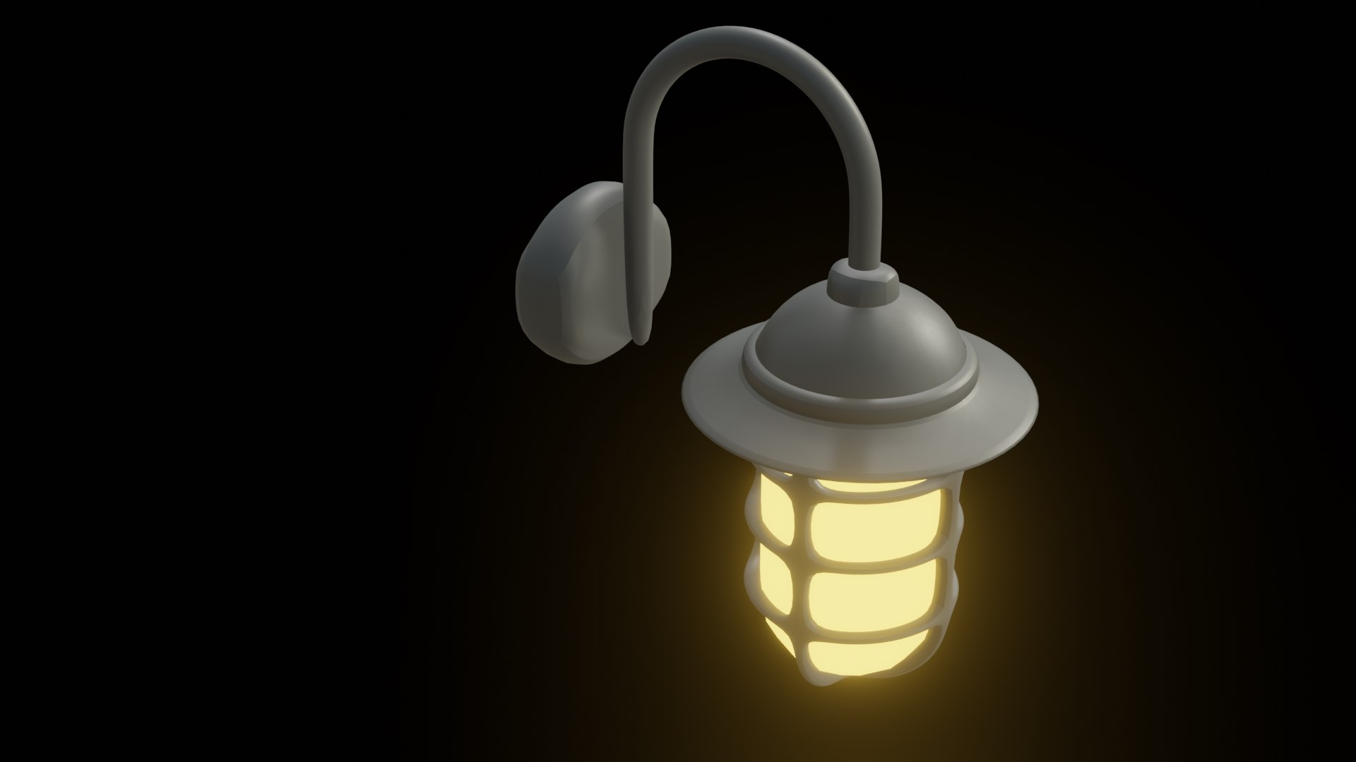 ILLUMINATED OUTDOOR LAMP 3D Model - TurboSquid 2205819