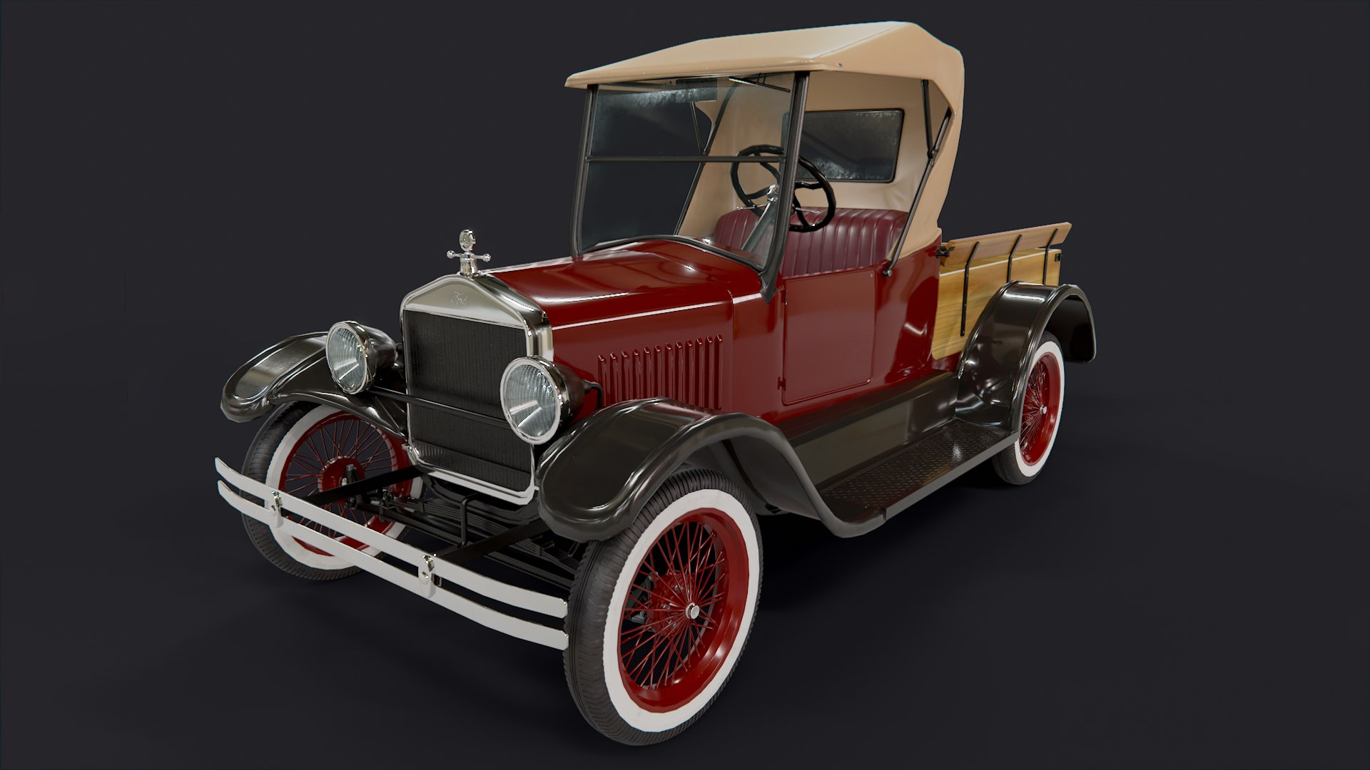 Ford Model T 3D 모델 - TurboSquid 2069516