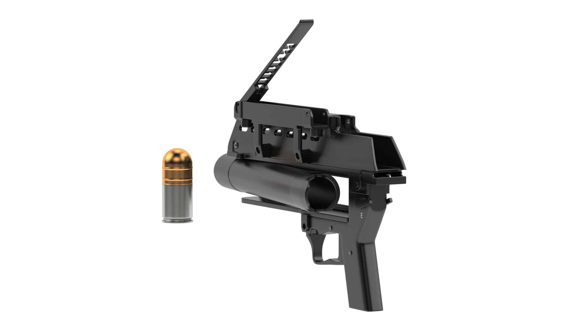 3D HK AG36 Grenade Launcher - TurboSquid 1746491