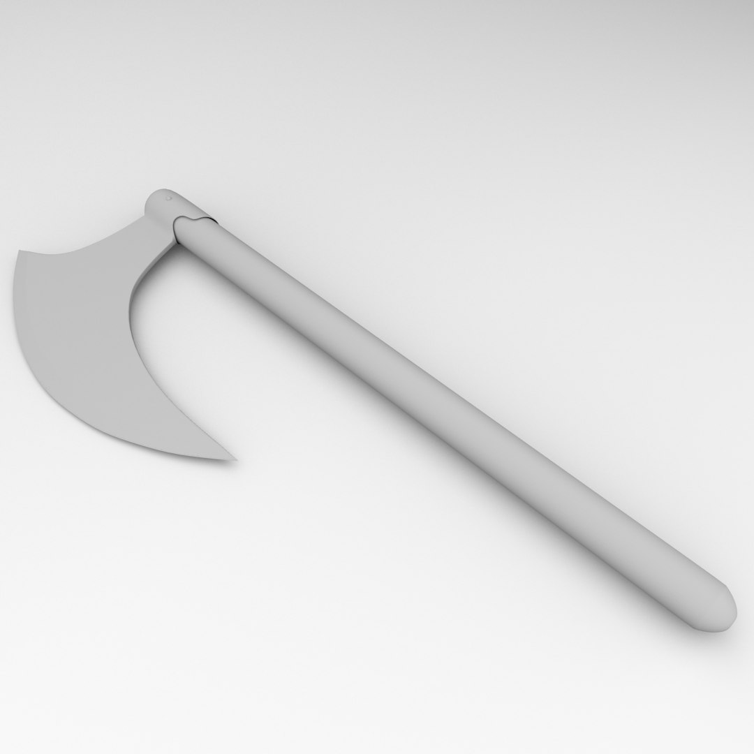3dsmax sickle axe