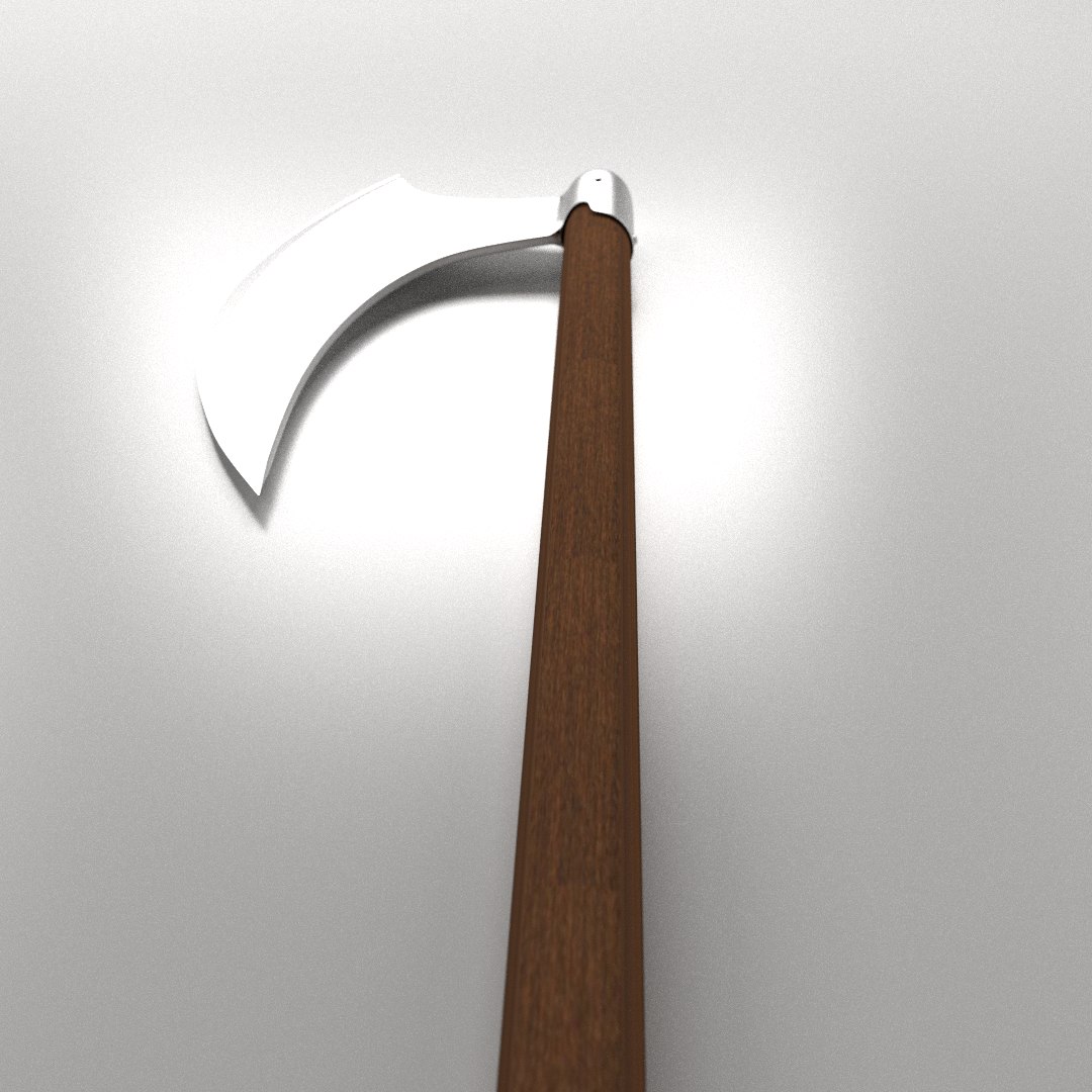 3dsmax sickle axe