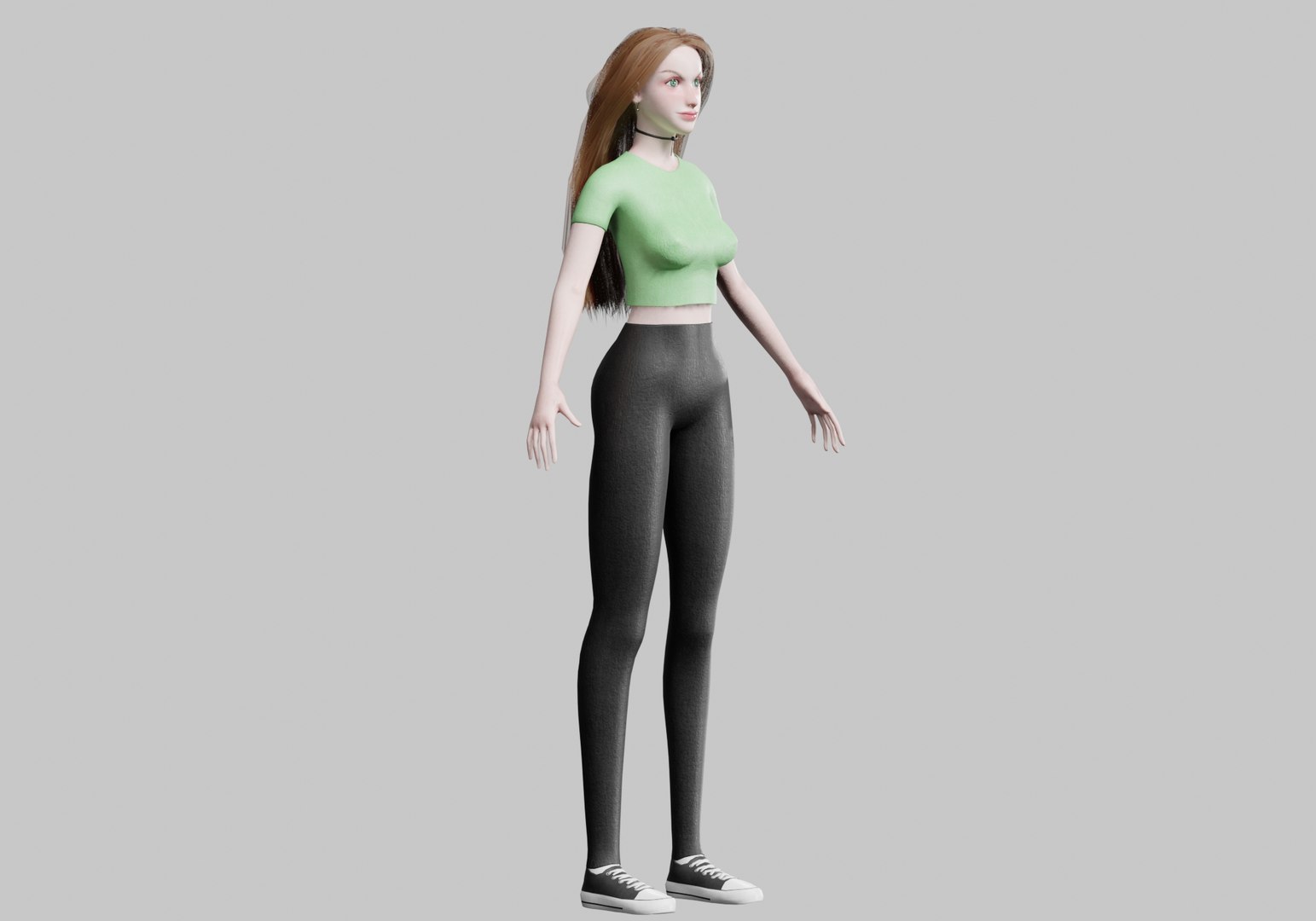 Pretty Stylized Woman V34442 3D Model - TurboSquid 2278749