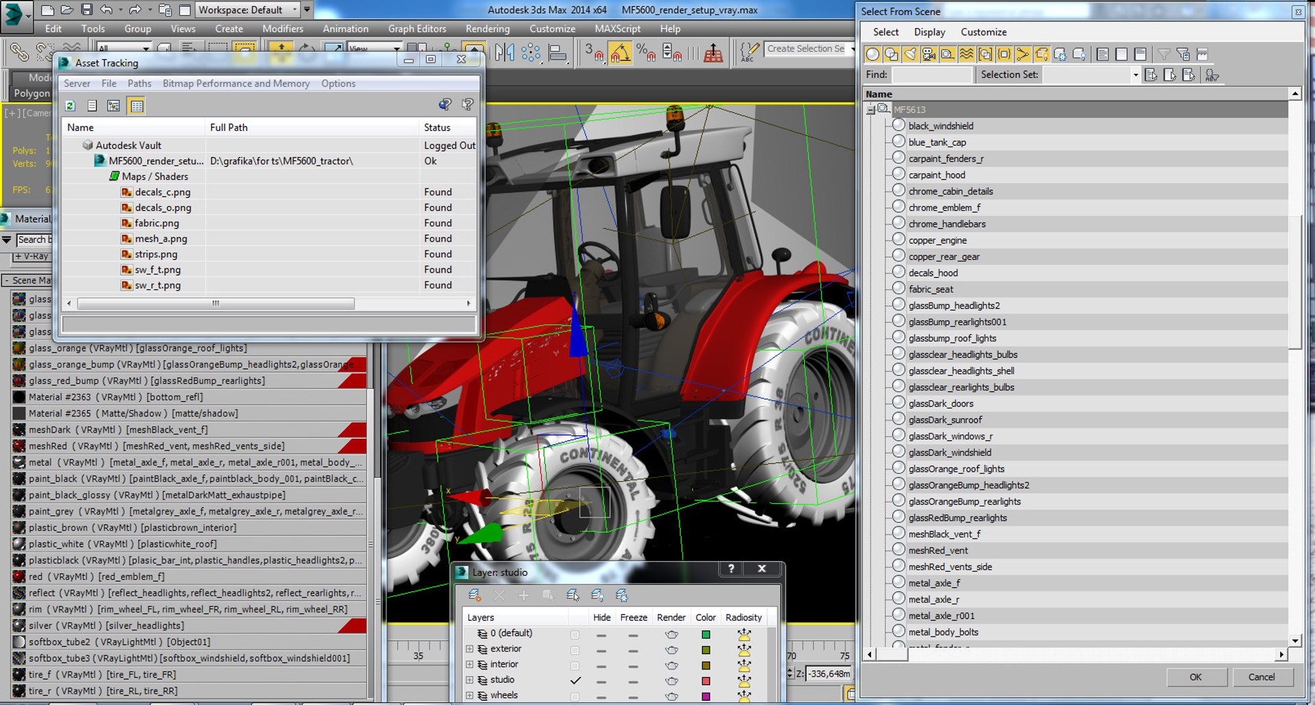 3d Model Massey Ferguson 5600
