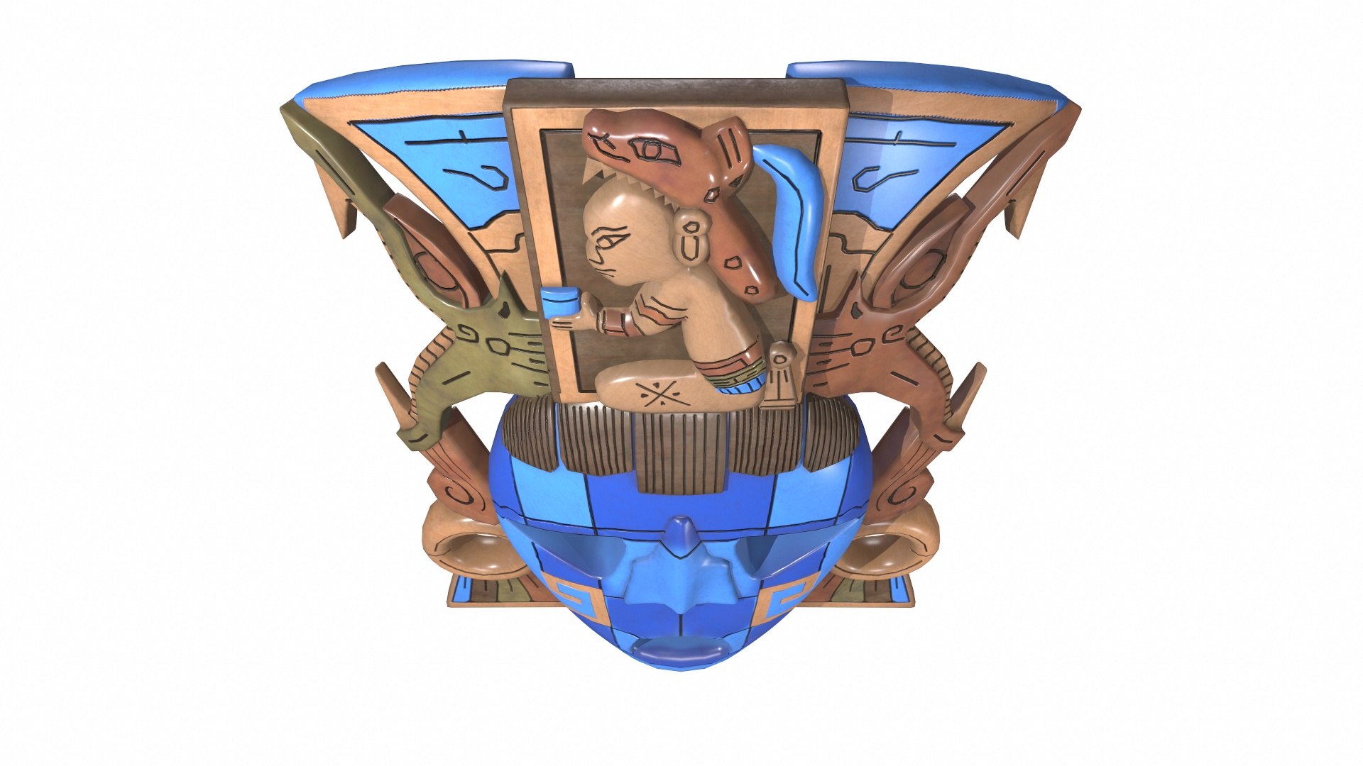 Maya Masks Collection 3D Model - TurboSquid 1849308