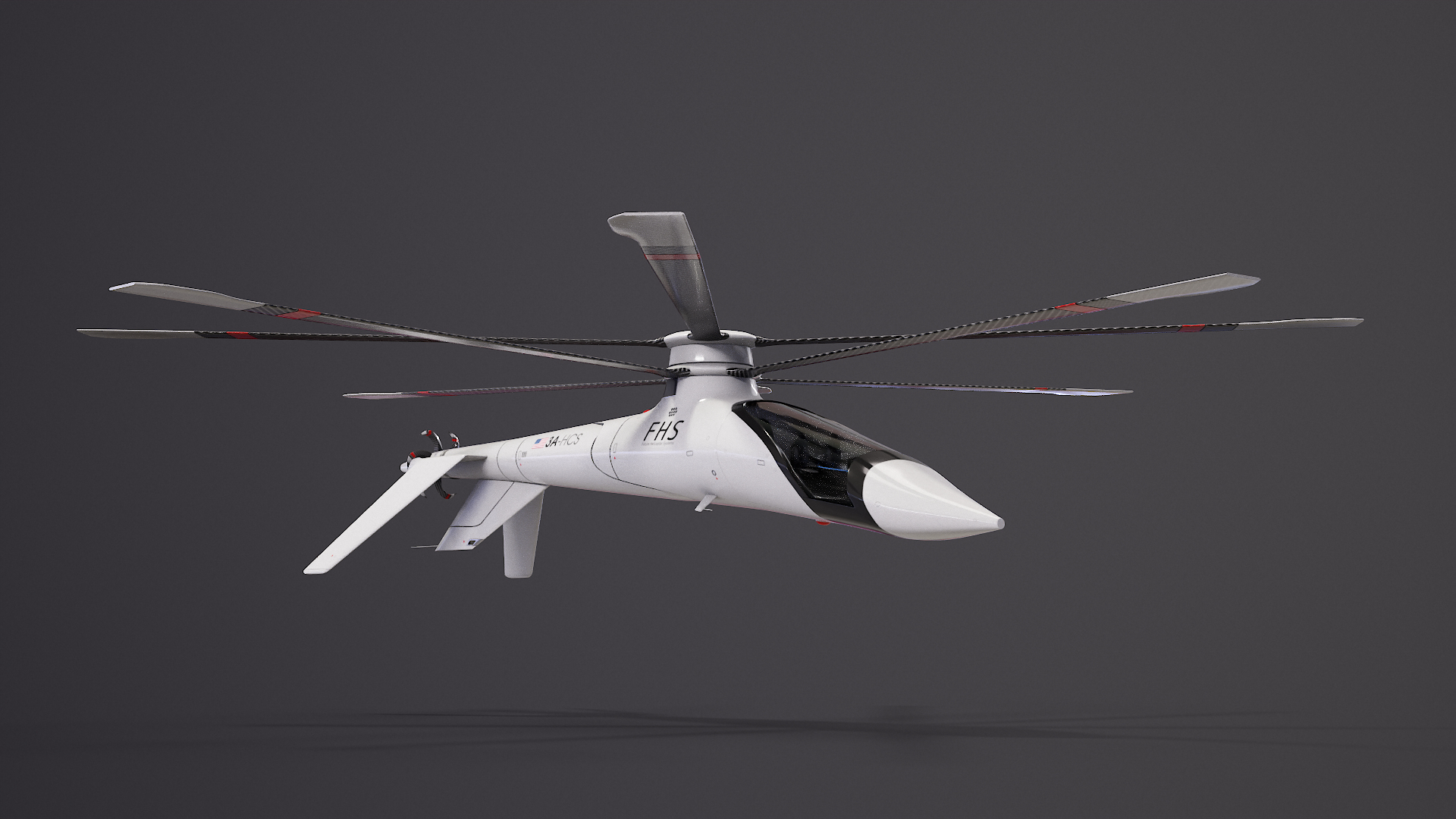 Futuristic Helicopter Design