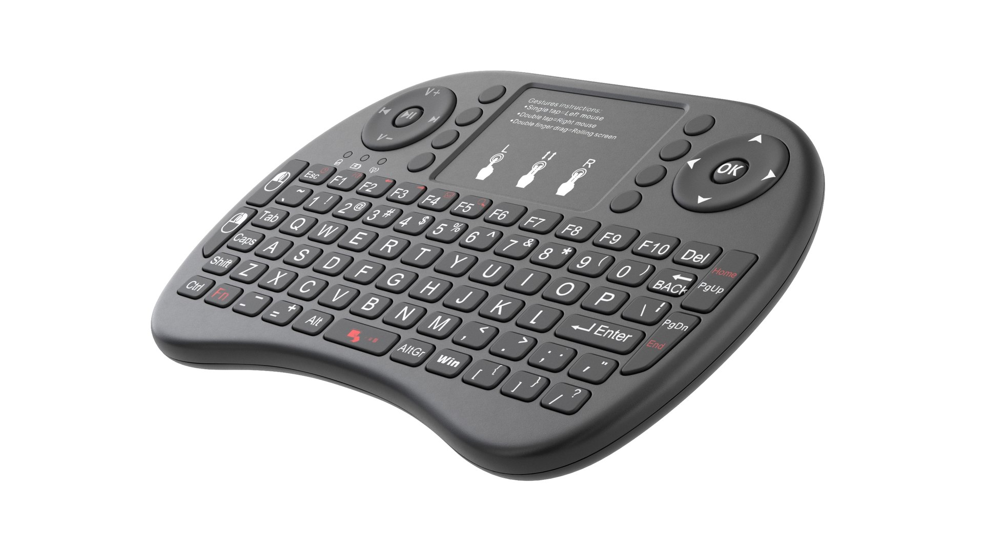 Mini Remote Keyboard 3D Model - TurboSquid 2342914